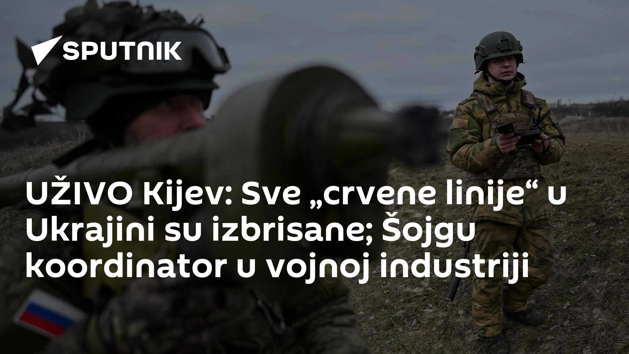 UŽIVO Kijev: Sve „crvene linije“ u Ukrajini su izbrisane; Šojgu ...