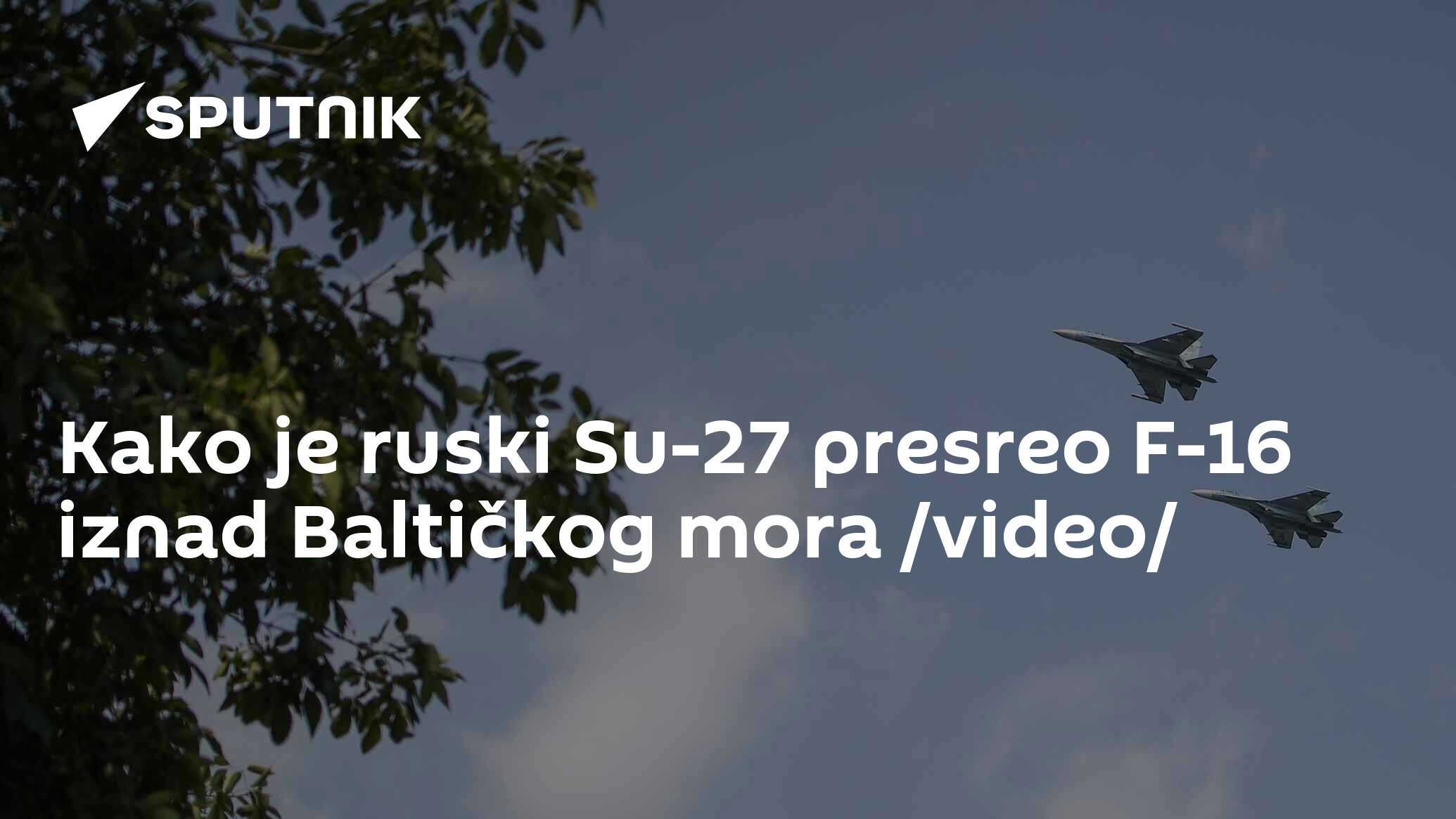 Kako je ruski Su-27 presreo F-16 iznad Baltičkog mora /video/ - 30.06.2024, Sputnik Srbija