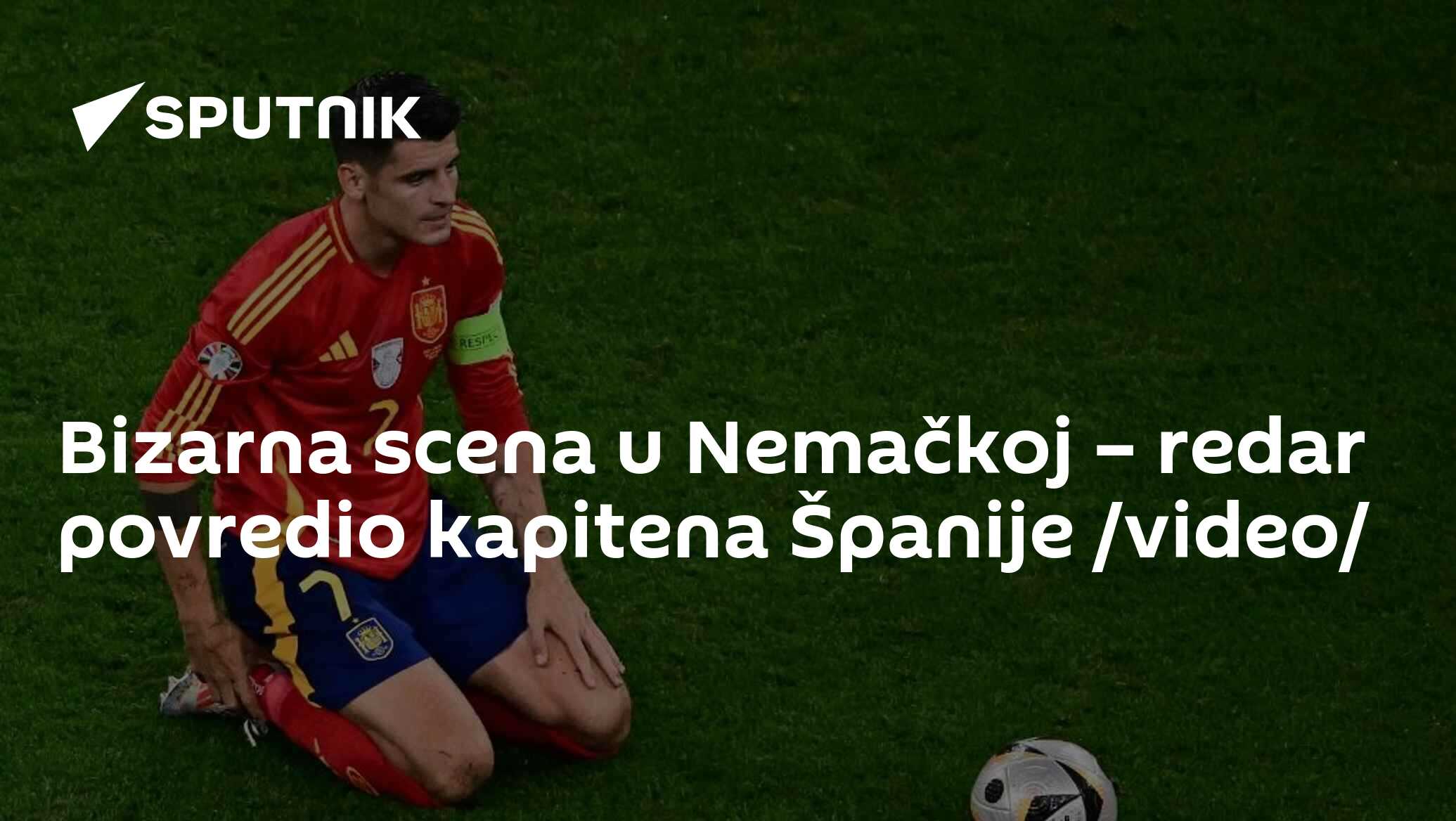 Bizarna scena u Nemačkoj – redar povredio kapitena Španije /video/ - 10.07.2024, Sputnik Srbija