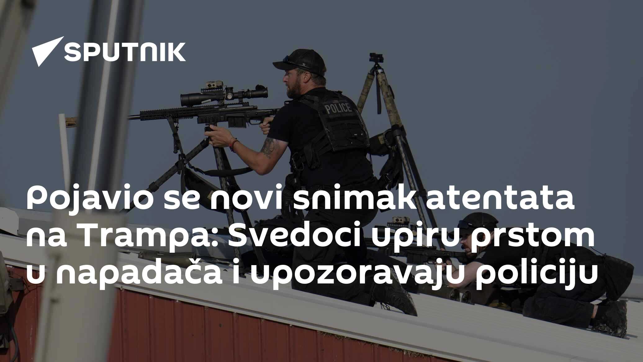 Pojavio se novi snimak atentata na Trampa: Svedoci upiru prstom u napadača i upozoravaju ...