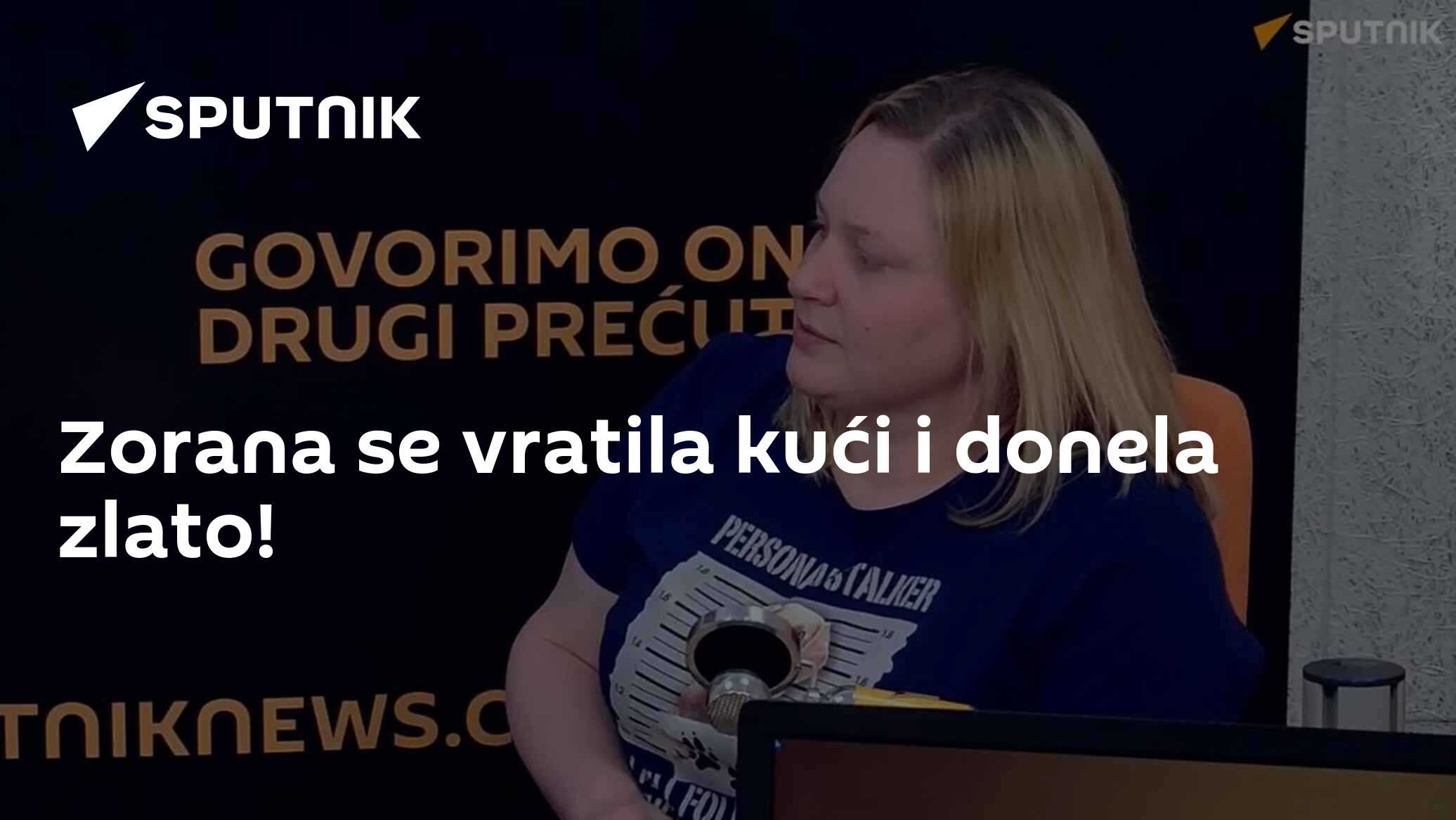 Zorana Arunović se vratila u Srbiju i donela zlato