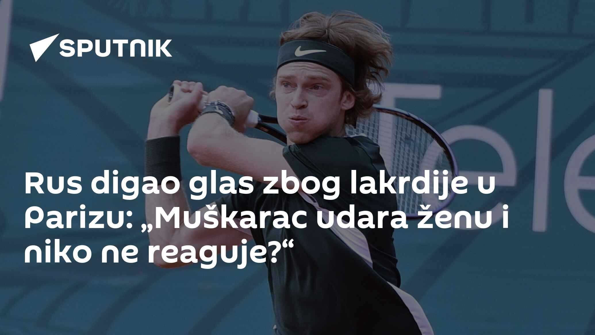Andrej Rubljov digao glas zbog skandala na Olimpijskim igrama: Muškarac ...