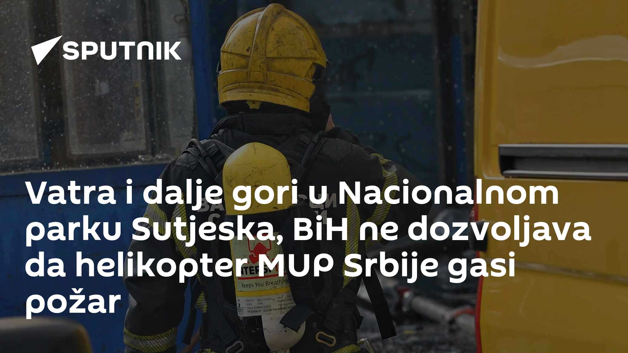 Vatra i dalje gori u Nacionalnom parku Sutjeska, BiH ne dozvoljava da helikopter MUP Srbije gasi ...
