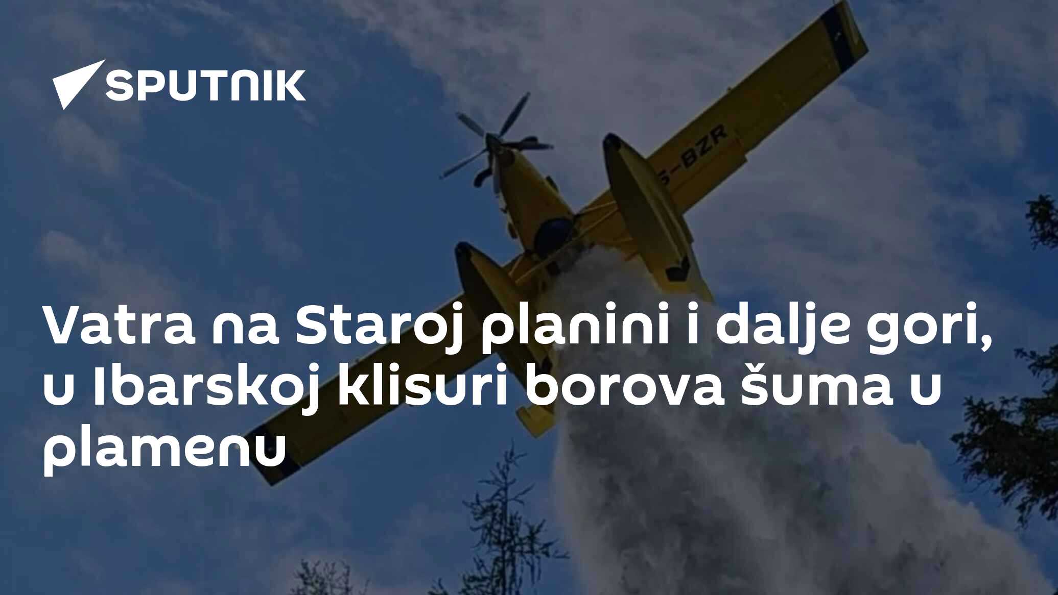 Vatra na Staroj planini i dalje gori, u Ibarskoj klisuri borova šuma u plamenu - 29.08.2024 ...