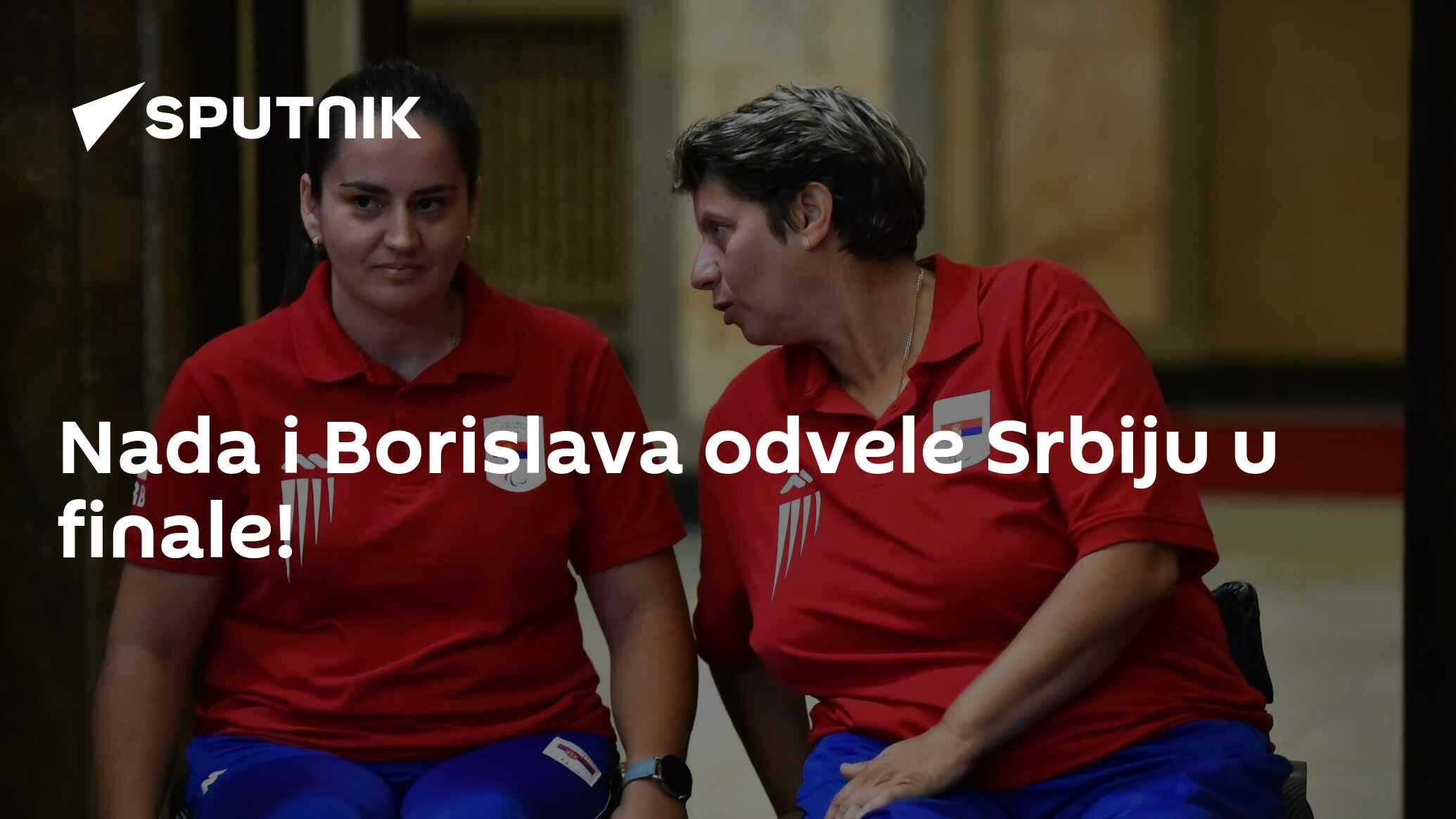Nada i Borislava odvele Srbiju u finale! - 31.08.2024, Sputnik Srbija