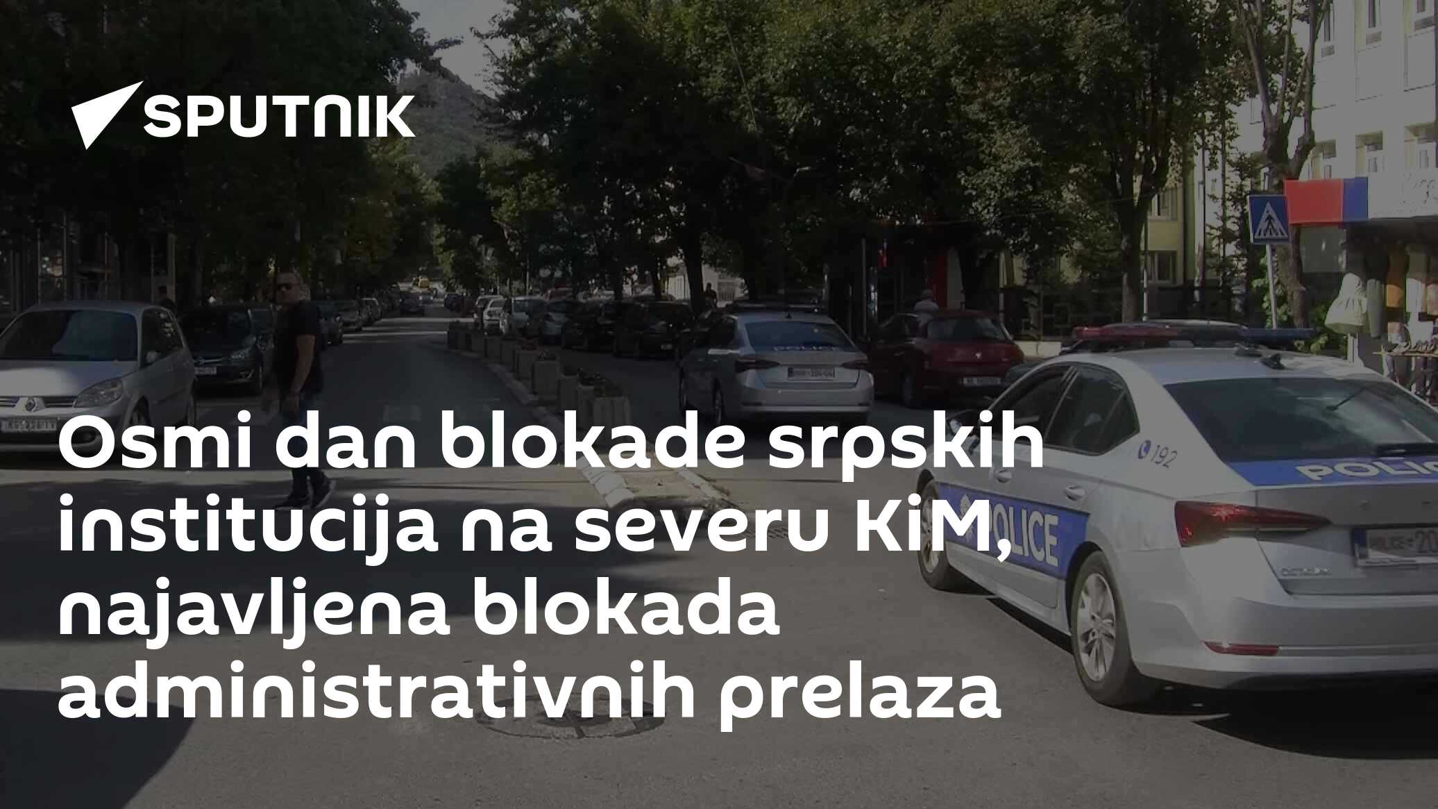 Osmi dan blokade srpskih institucija na severu KiM, najavljena blokada administrativnih prelaza ...