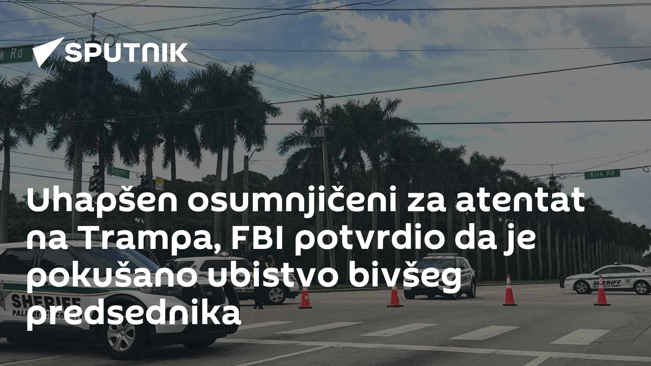 Uhapšen osumnjičeni za atentat na Trampa, FBI potvrdio da je pokušano ...