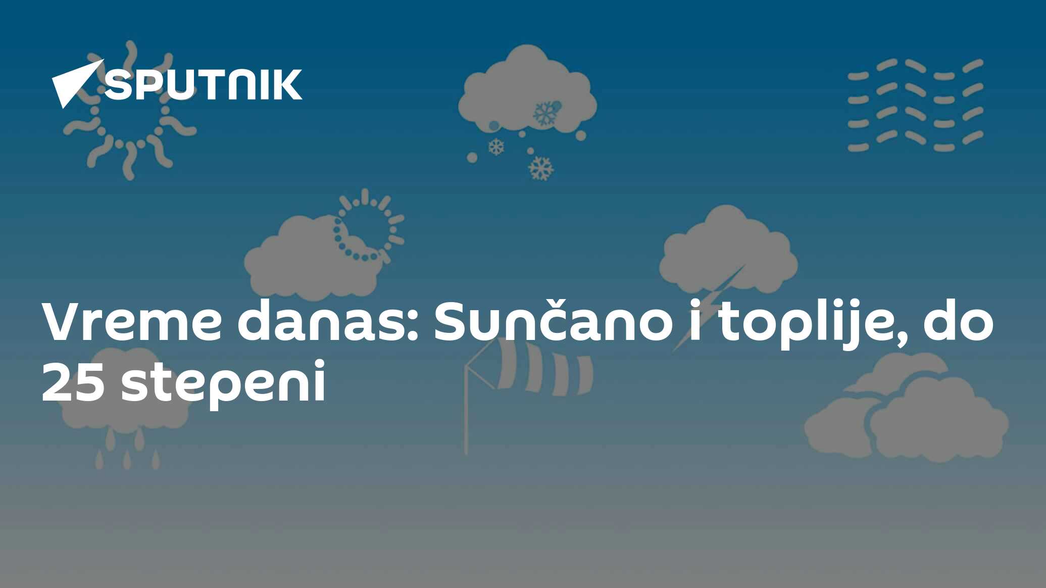 Vreme danas: Sunčano i toplije, do 25 stepeni - 21.09.2024, Sputnik Srbija