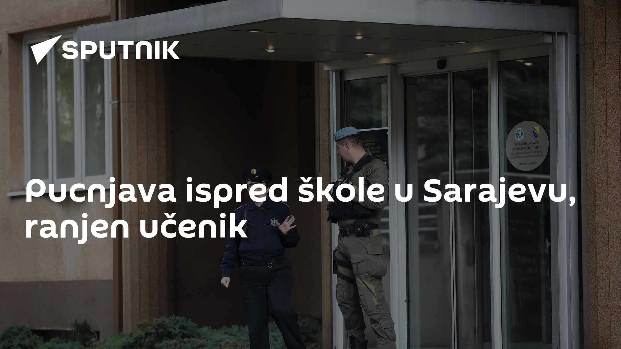 Pucnjava ispred škole u Sarajevu, ranjen učenik - 24.10.2024, Sputnik Srbija
