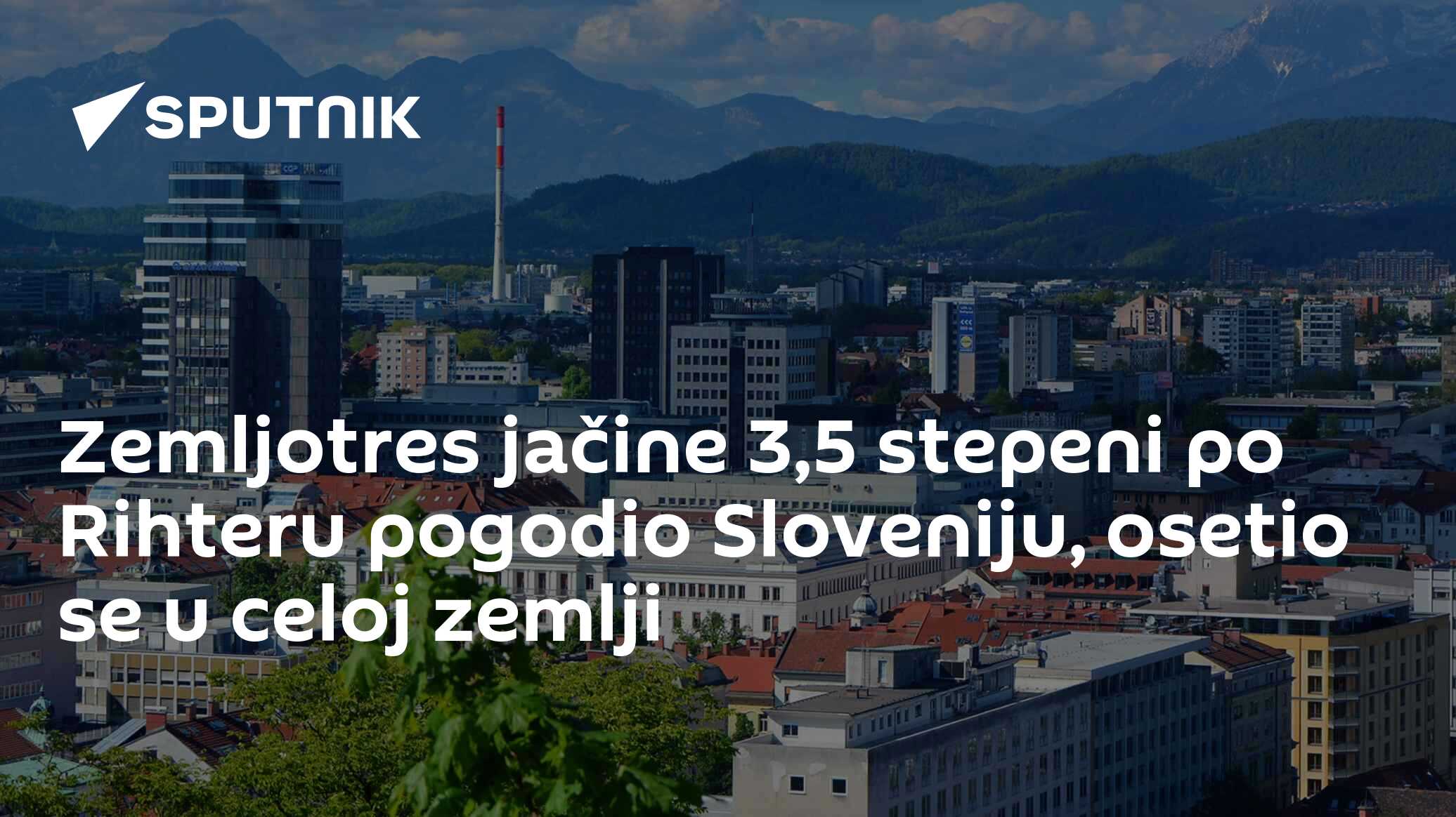 Zemljotres jačine 3,5 stepeni po Rihteru pogodio Sloveniju, osetio se u celoj zemlji - 09.12. ...