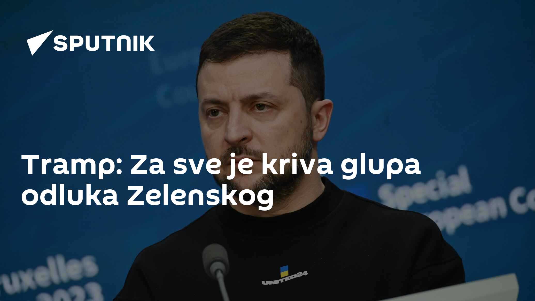 Tramp: Za sve je kriva glupa odluka Zelenskog - 12.12.2024, Sputnik Srbija