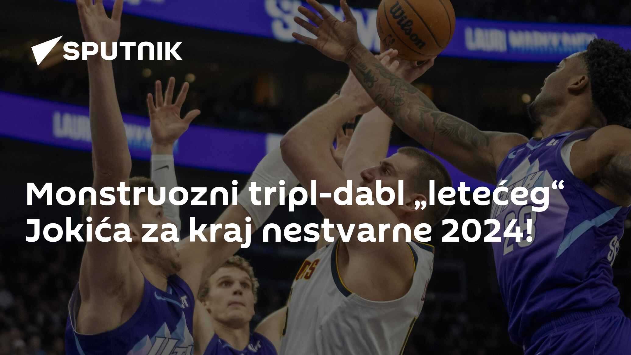 Nikola Jokić zabeležio monstruozni tripl-dabl u pobedi Denvera protiv Jute