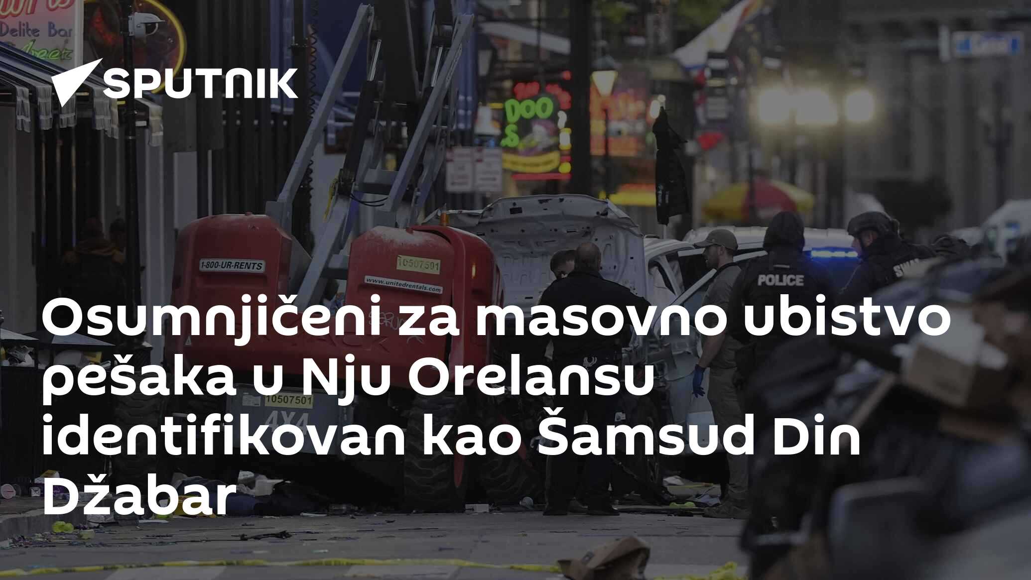 Osumnjičeni za masovno ubistvo pešaka u Nju Orelansu identifikovan kao ...