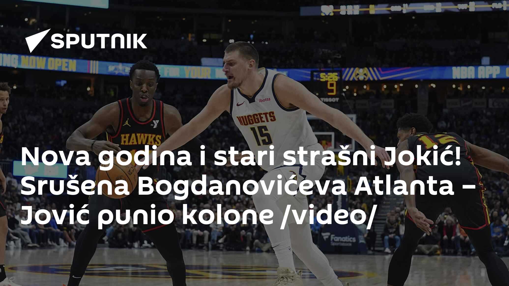 Nikola Jokić zabeležio tripl-dabl u pobedi Denver Nagetsa nad Atlantom Hoks