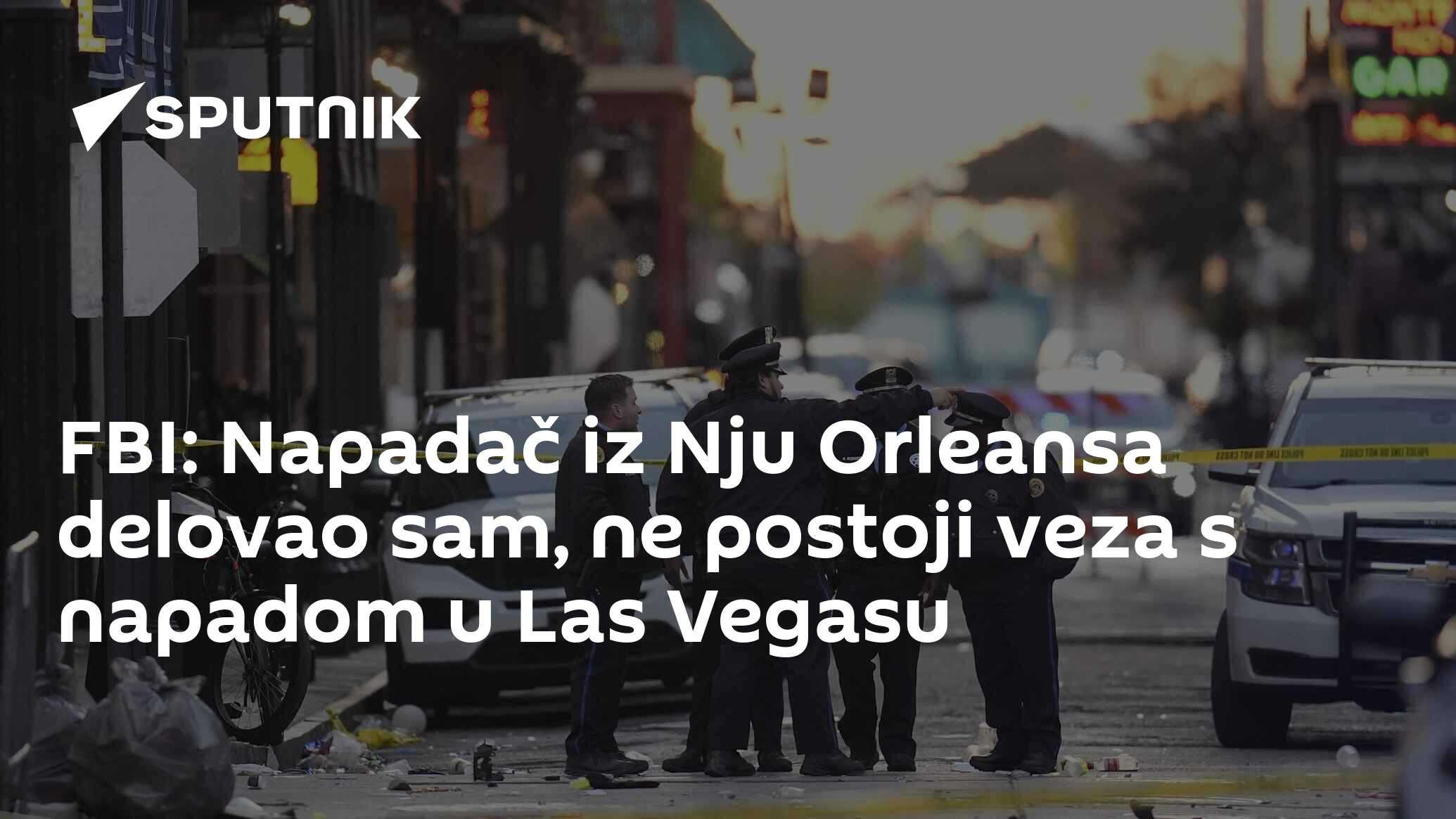 FBI: Napadač iz Nju Orleansa delovao sam, ne postoji veza s napadom u ...