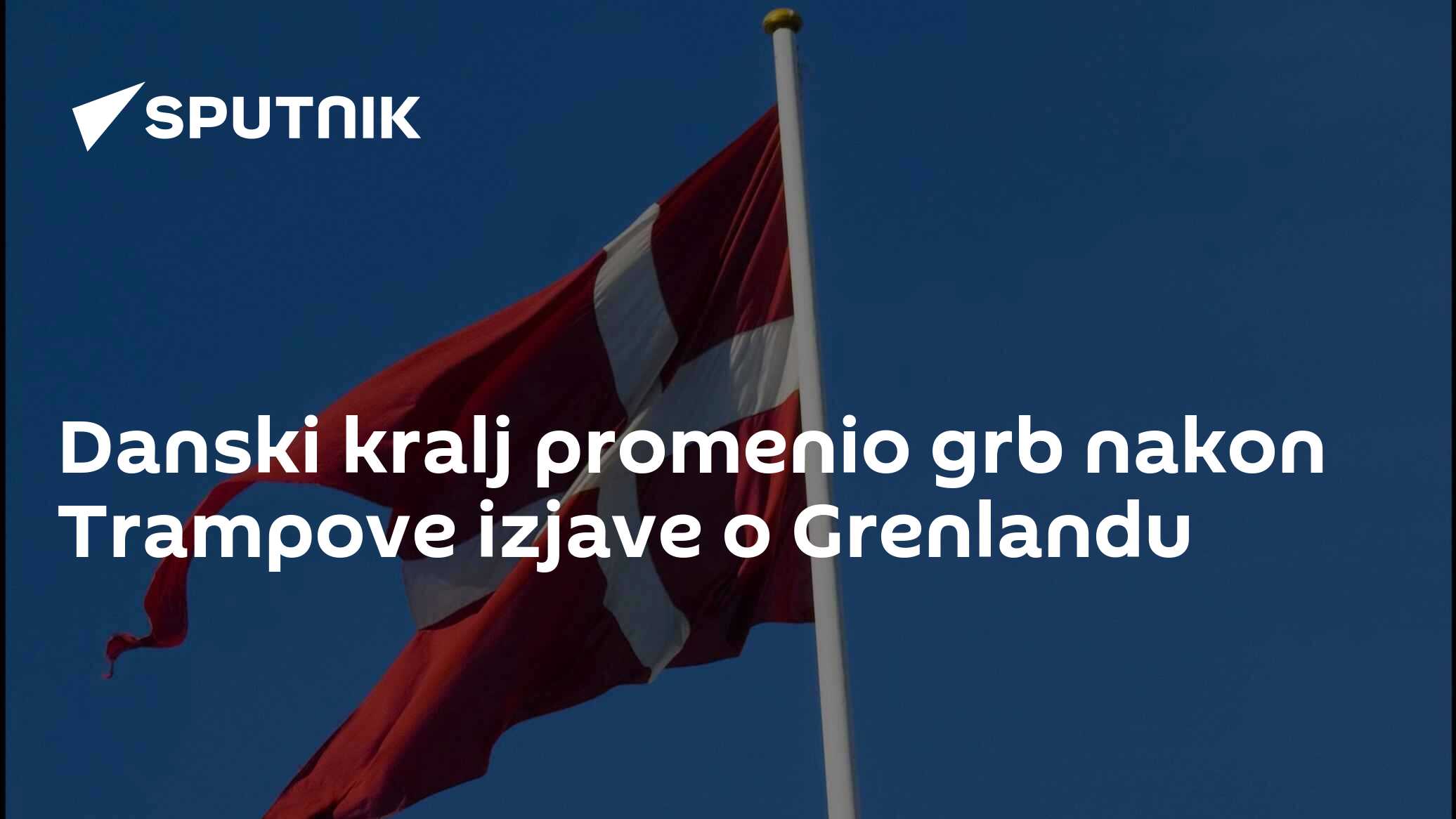 Danski kralj promenio grb nakon Trampove izjave o Grenlandu - 07.01. ...