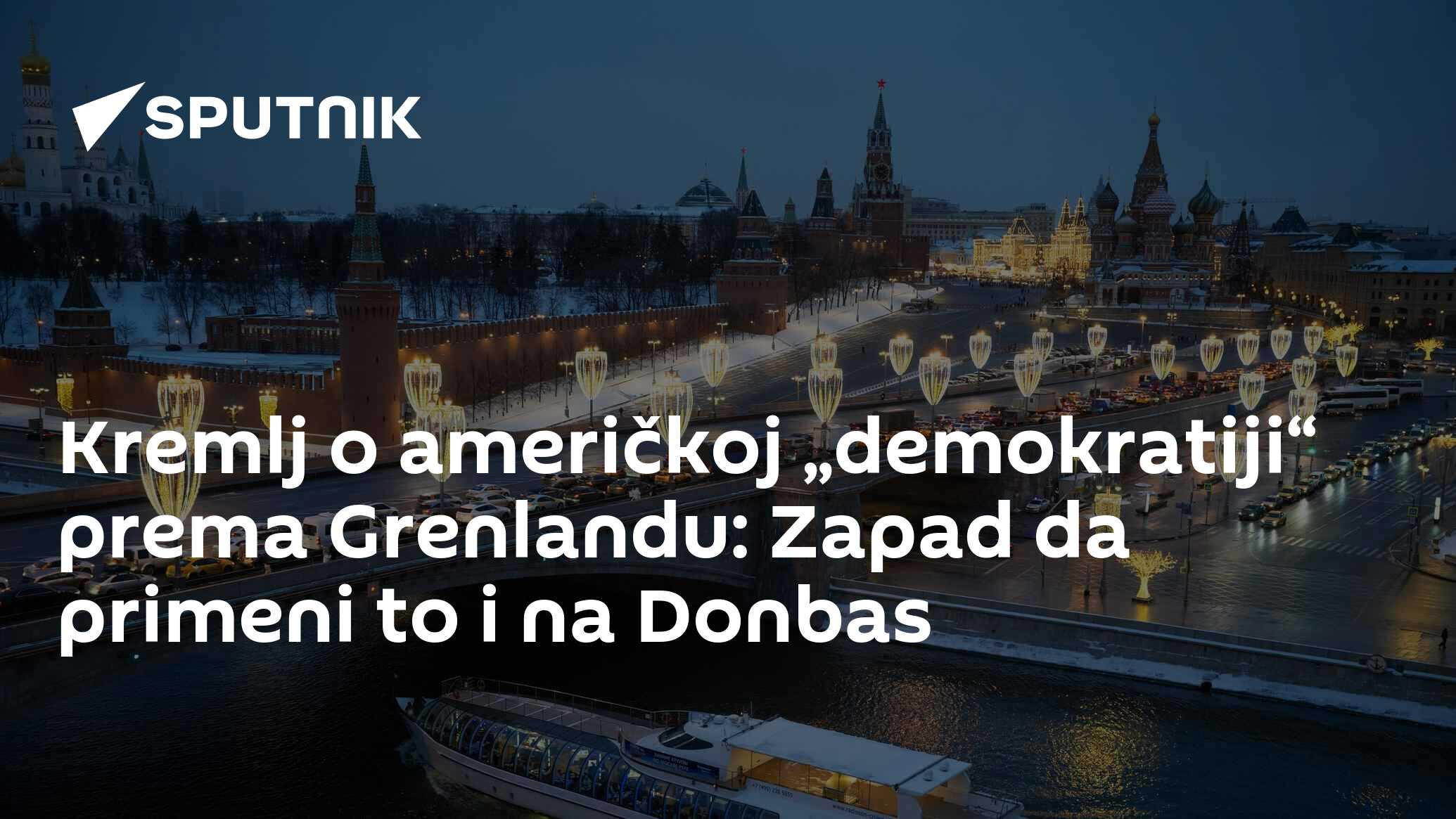 Kremlj o američkoj „demokratiji“ prema Grenlandu: Zapad da primeni to i ...