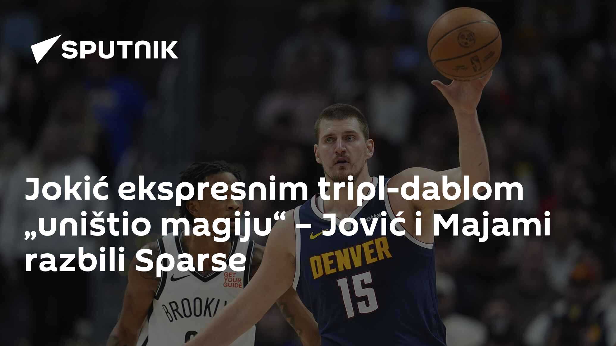 Nikola Jokić upisao novi tripl-dabl u pobedu Denvera, Nikola Jović dvocifren