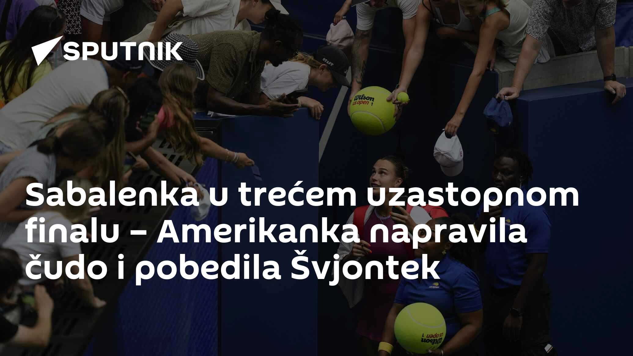 Arina Sabalenka u finalu Australijan opena