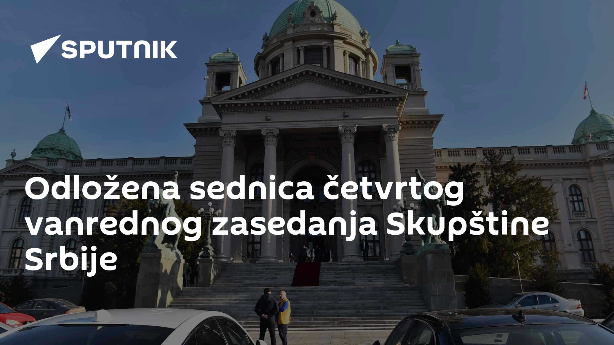 Odložena sednica četvrtog vanrednog zasedanja Skupštine Srbije - 28.01.2025, Sputnik Srbija