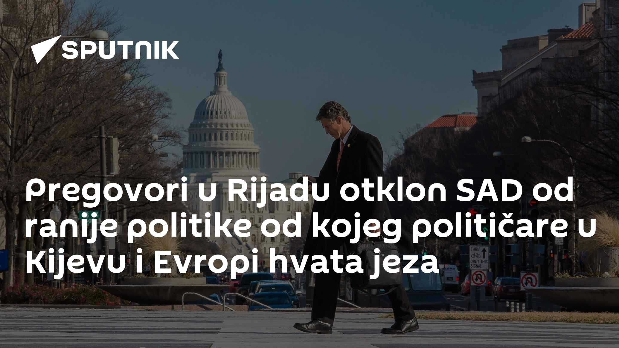 Pregovori u Rijadu otklon SAD od ranije politike od kojeg političare u ...