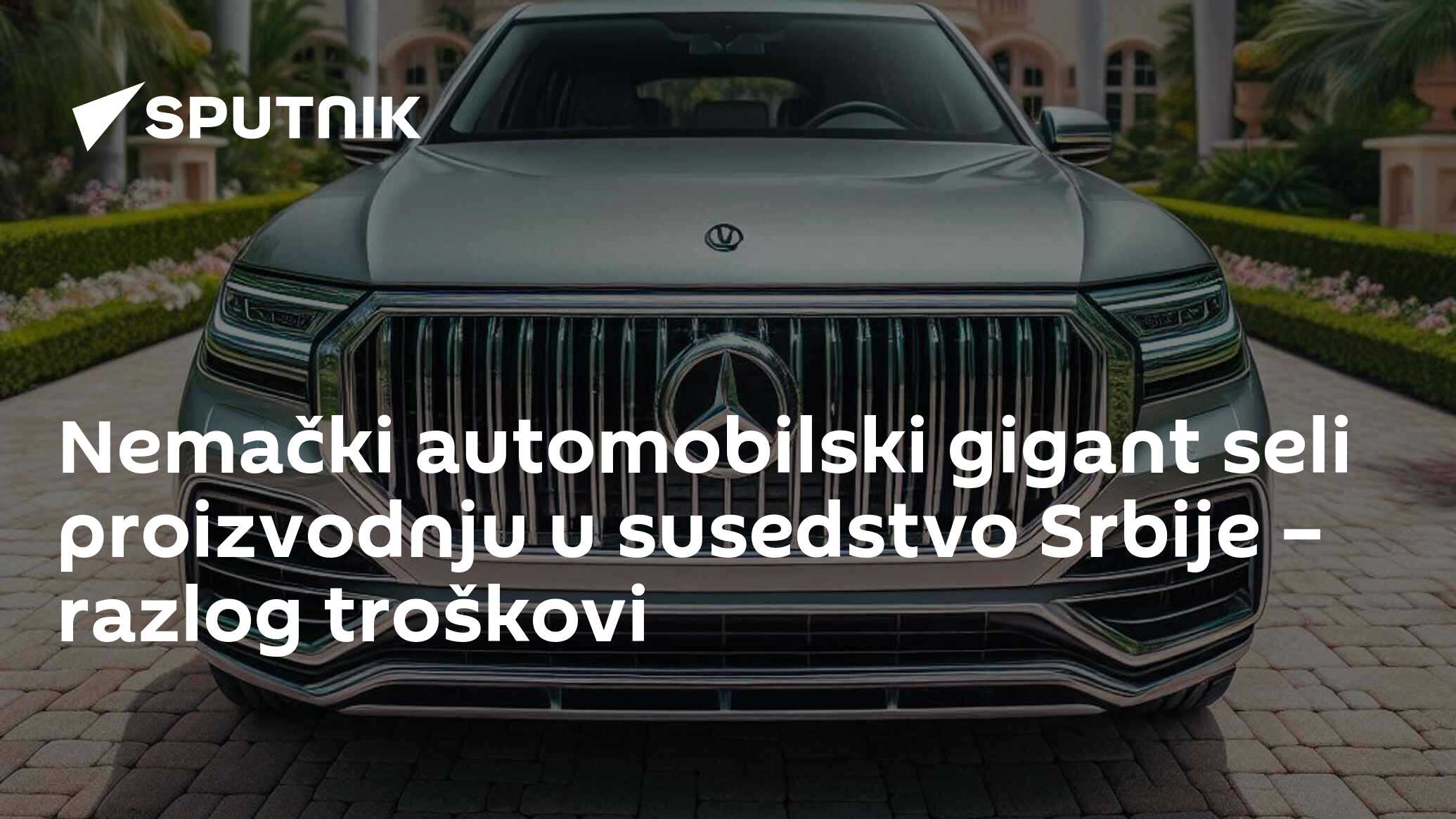 Nemački automobilski gigant seli proizvodnju u susedstvo Srbije ...