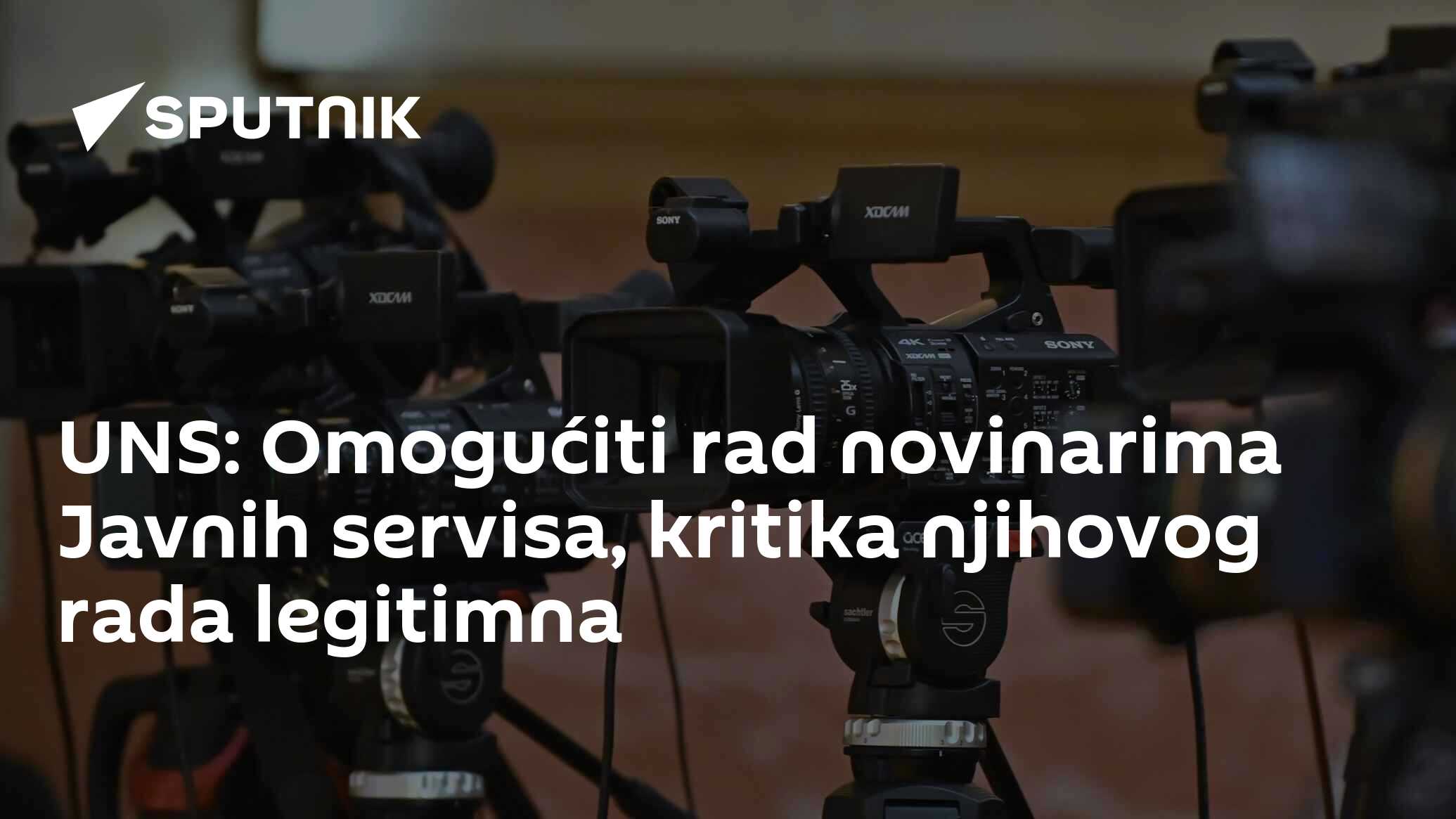 UNS: Omogućiti rad novinarima Javnih servisa, kritika njihovog rada legitimna - 11.03.2025 ...