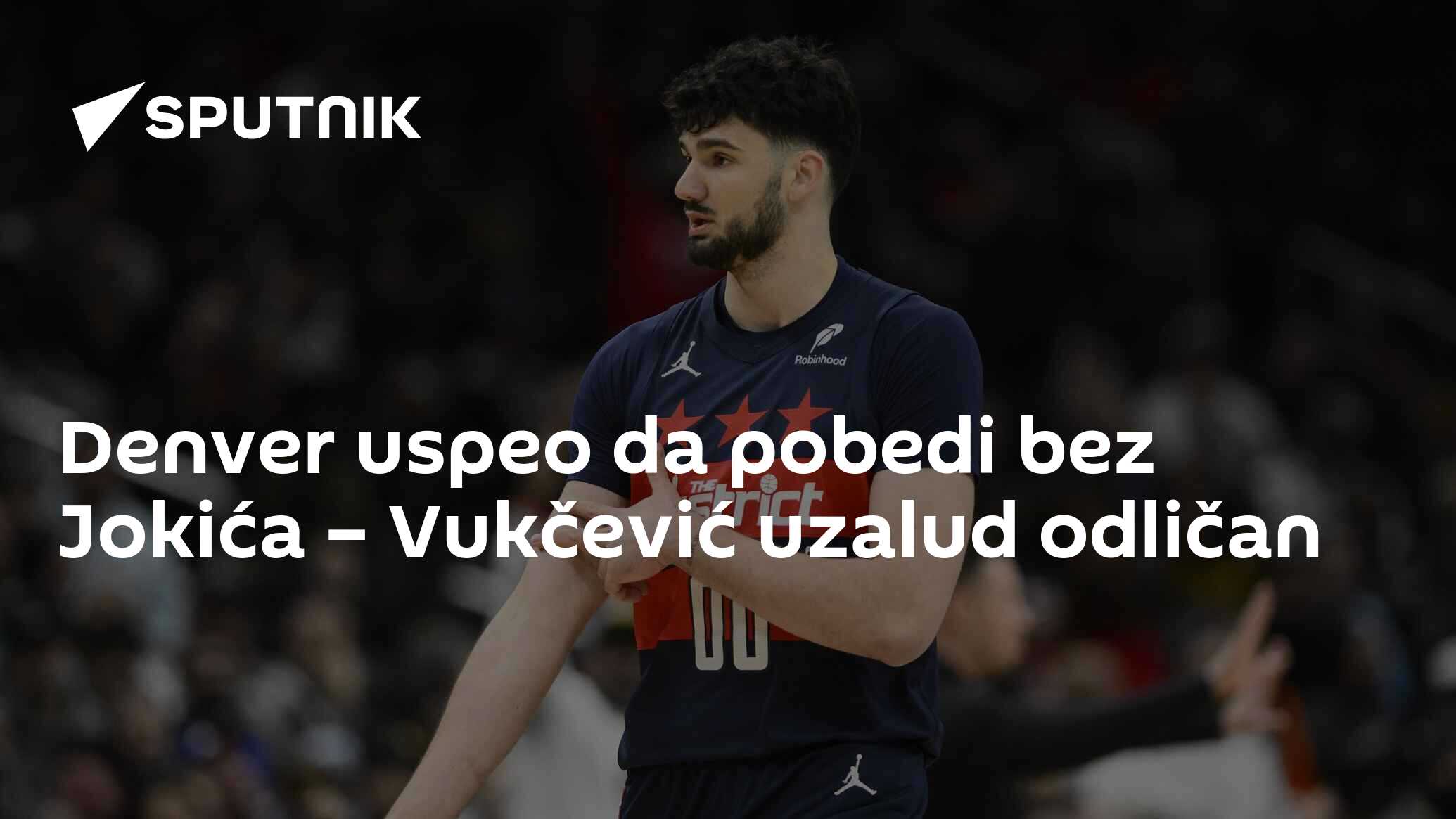 Nikola Jokić propustio meč, Denver pobedio, Tristan Vukčević dvocifren