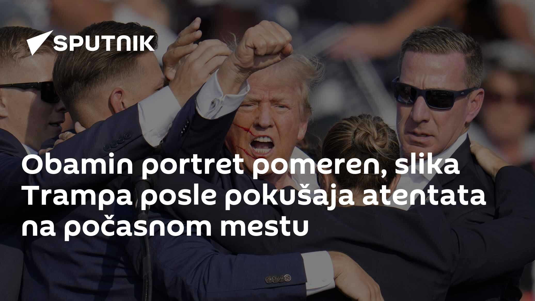 Obamin portret pomeren, slika Trampa posle pokušaja atentata na počasnom mestu - 13.04.2025 ...