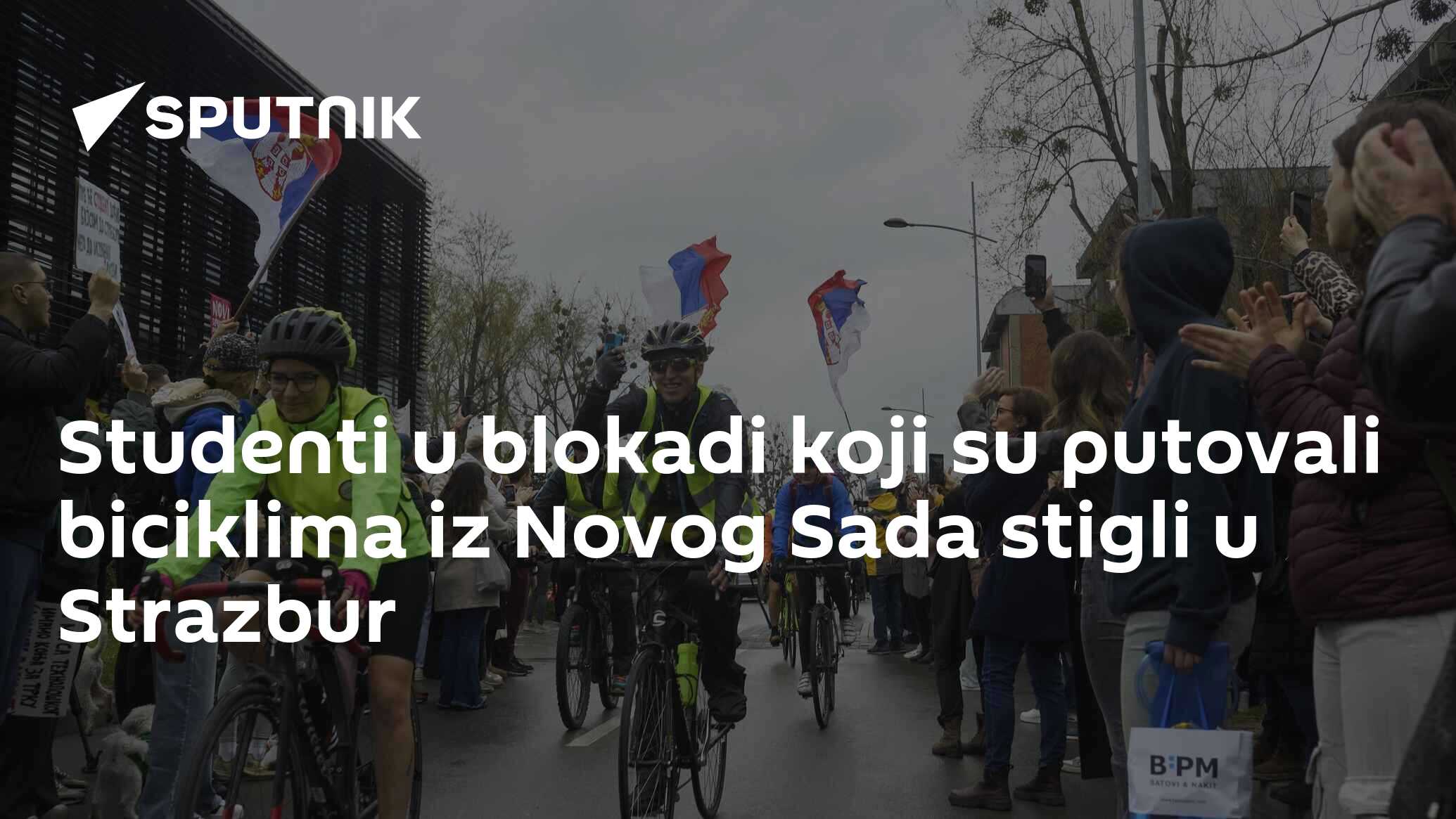Studenti u blokadi koji su putovali biciklima iz Novog Sada stigli u ...
