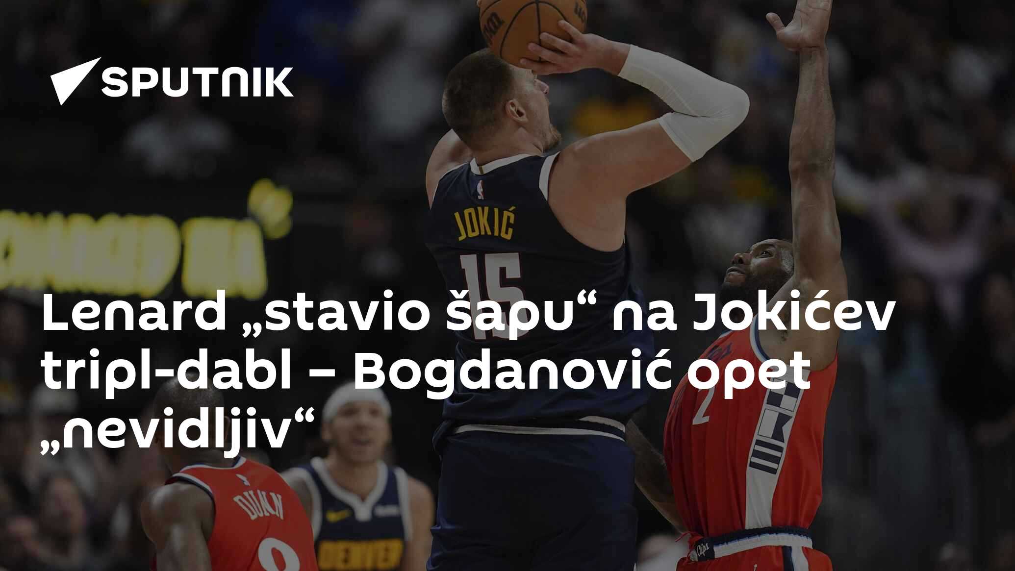 Nikola Jokić zabeležio tripl-dabl u porazu Denvera od Klipersa u Koloradu