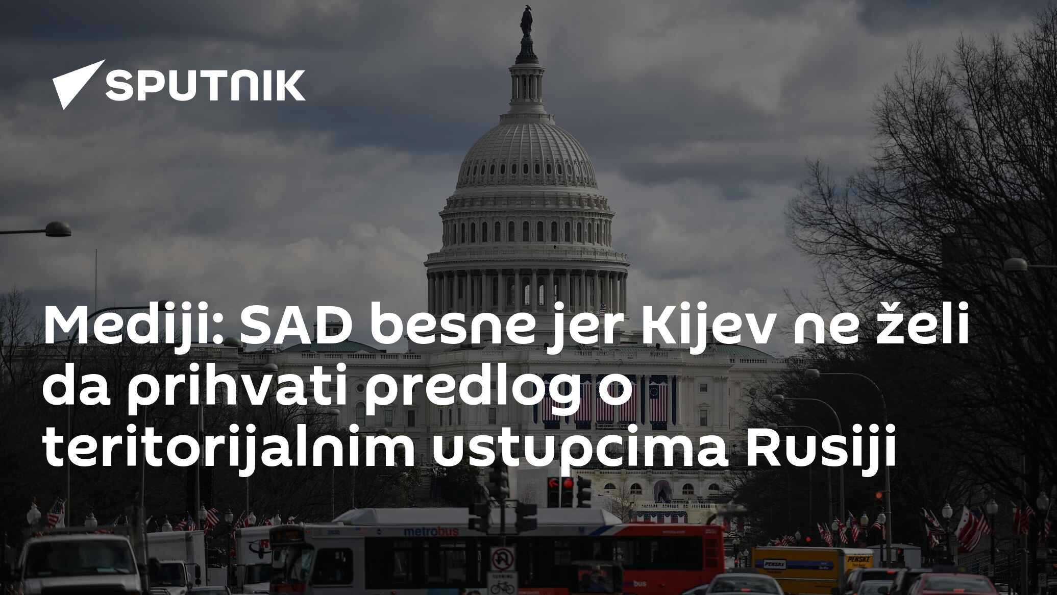 Mediji: SAD besne jer Kijev ne želi da prihvati predlog o teritorijalnim ustupcima Rusiji - 23. ...