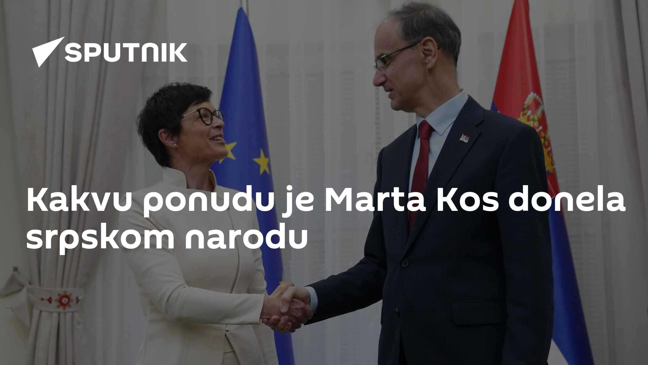 Kakvu ponudu je Marta Kos donela srpskom narodu - 29.04.2025, Sputnik ...