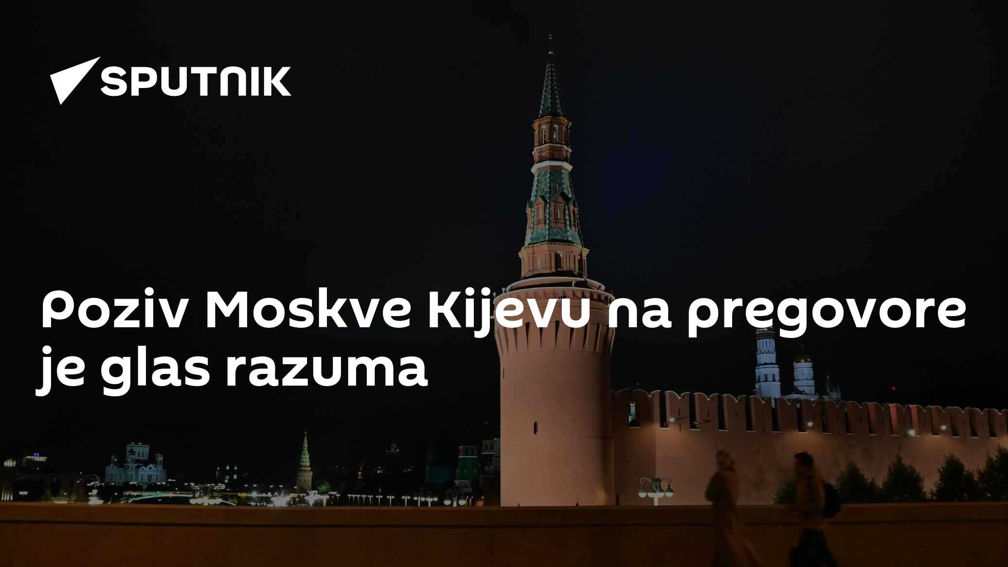 Poziv Moskve Kijevu na pregovore je glas razuma - 11.05.2025, Sputnik ...