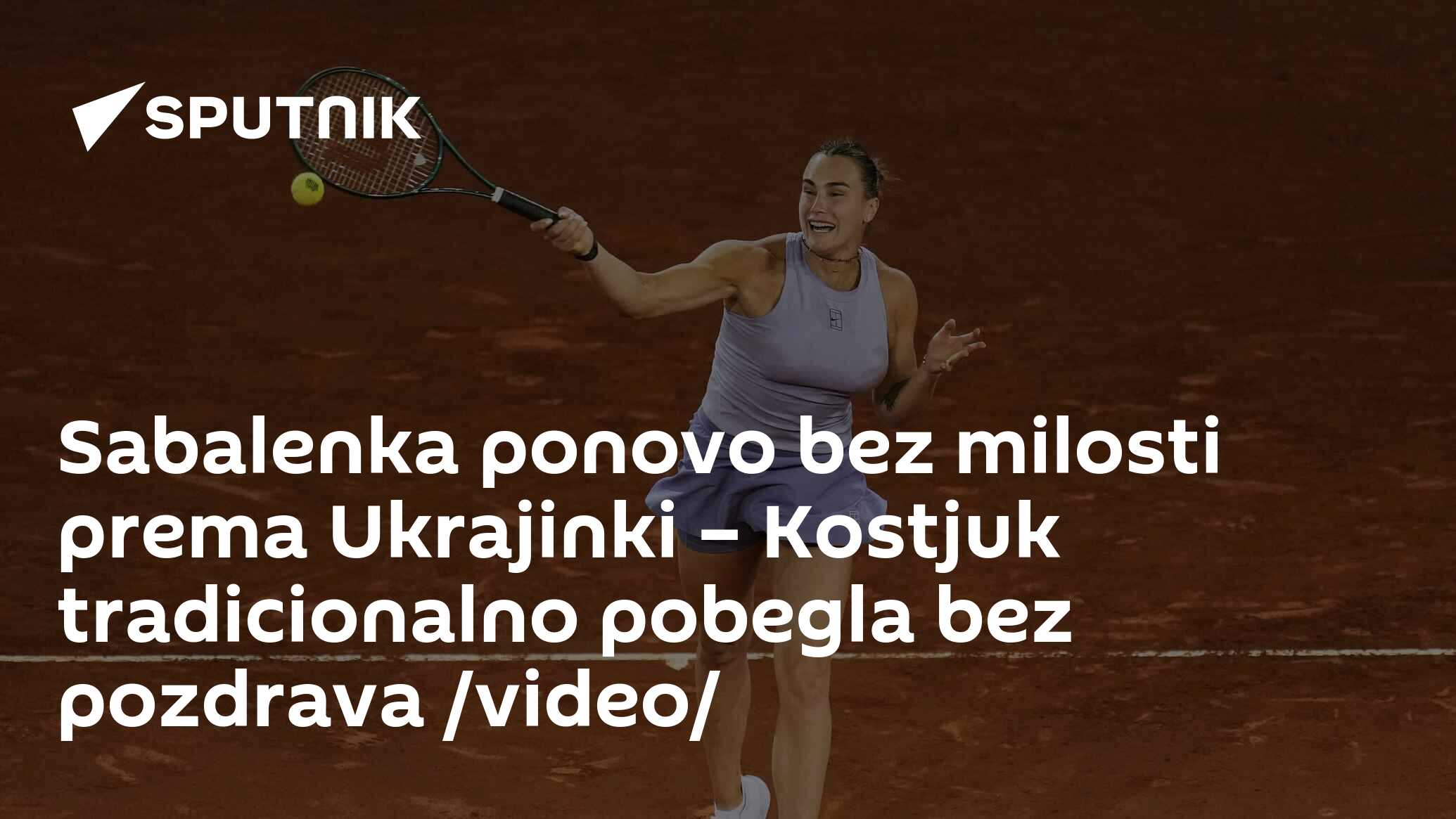 Arina Sabalenka pobedila Martu Kostjuk, Ukrajinka ponovo nije pružila ruku