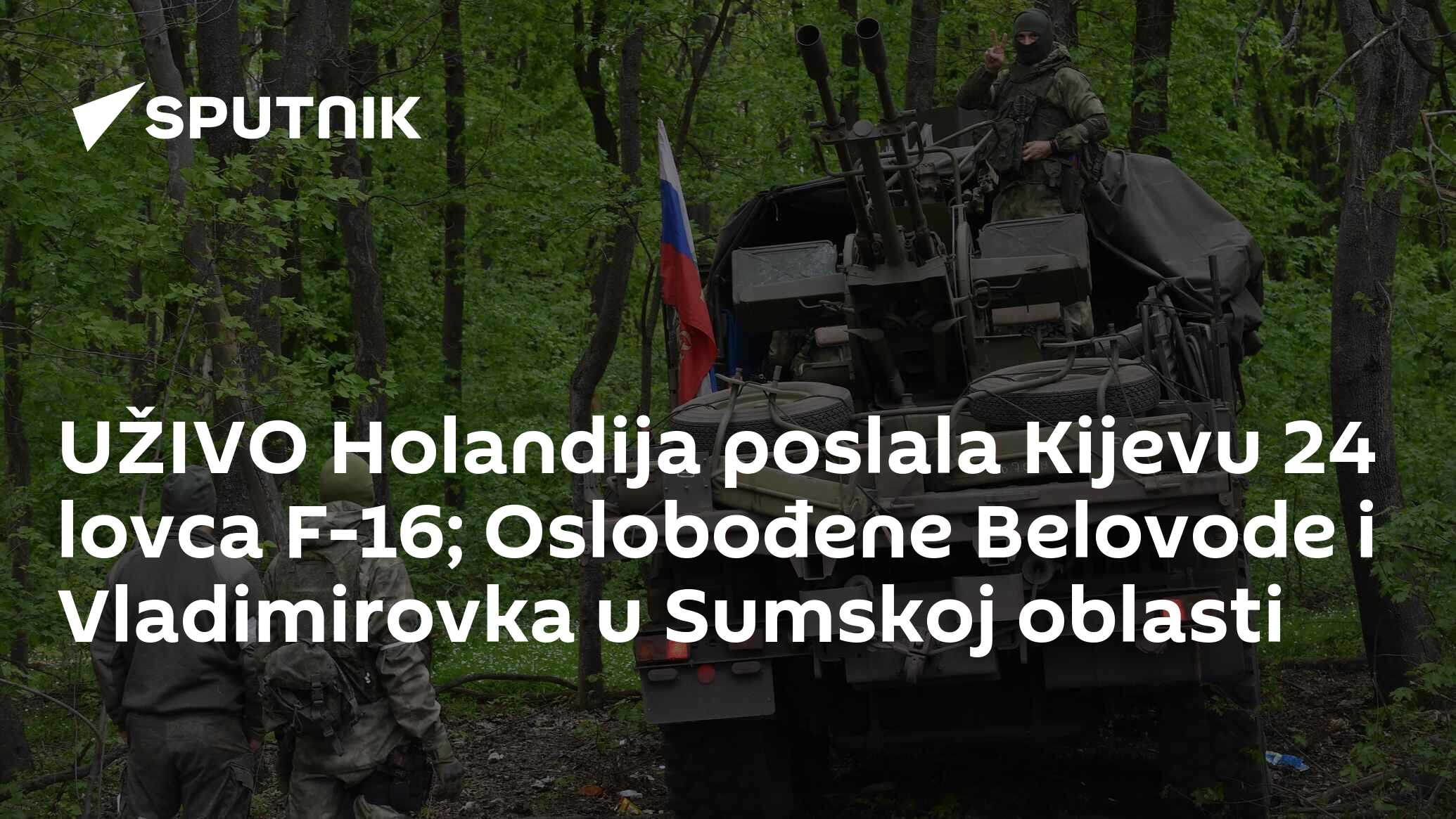UŽIVO Holandija poslala Kijevu 24 lovca F-16; Oslobođene Belovode i ...