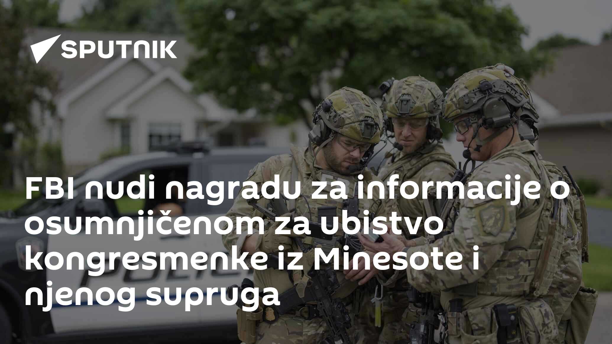 FBI nudi nagradu za informacije o osumnjičenom za ubistvo kongresmenke ...