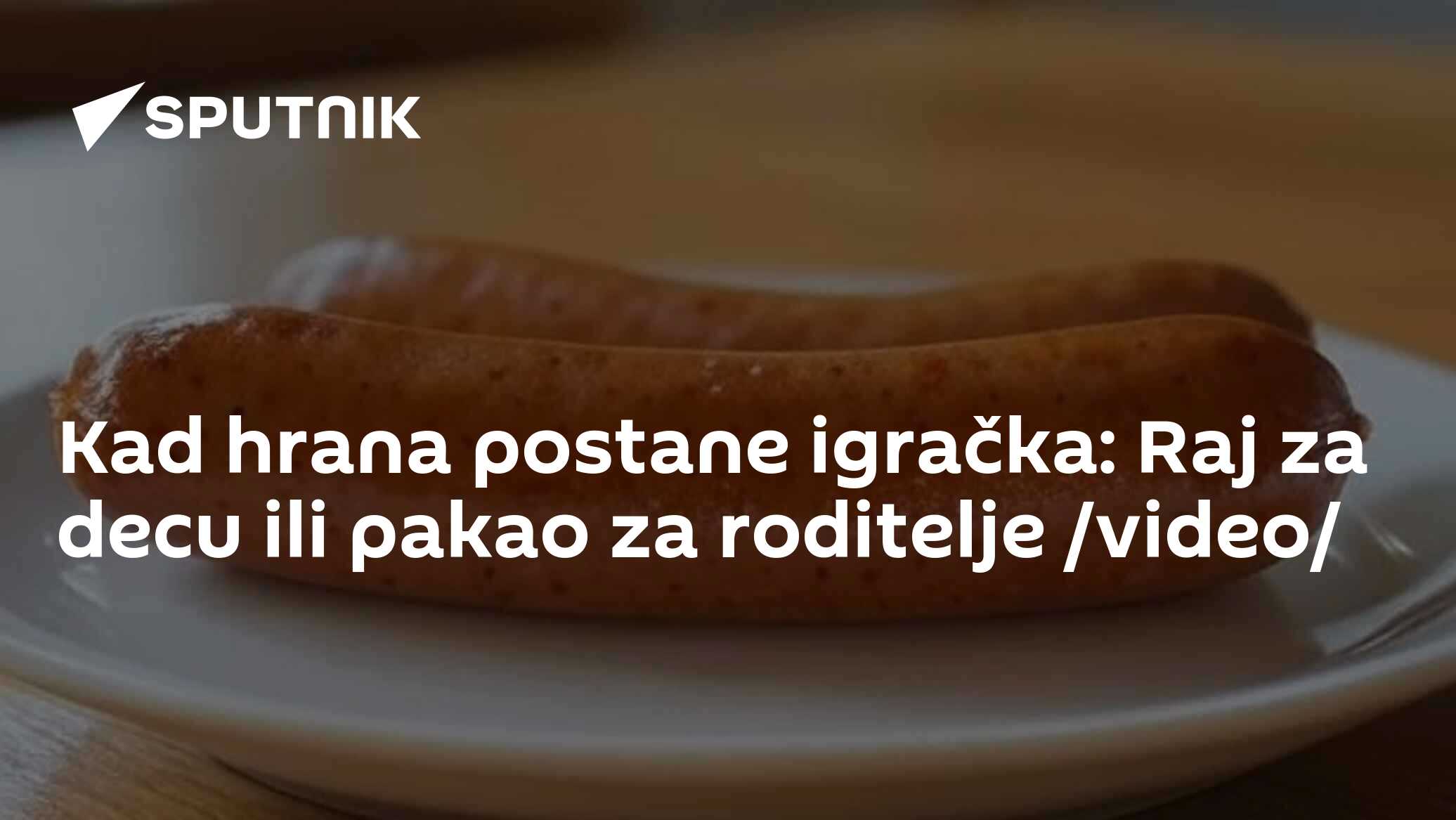 Kad hrana postane igračka: Raj za decu ili pakao za roditelje /video ...