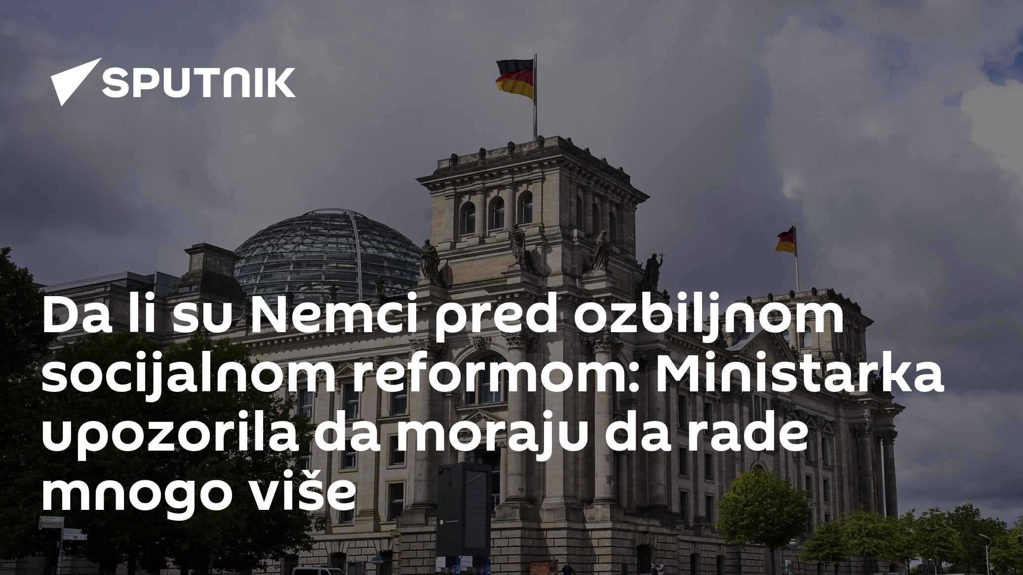 Da li su Nemci pred ozbiljnom socijalnom reformom: Ministarka upozorila ...