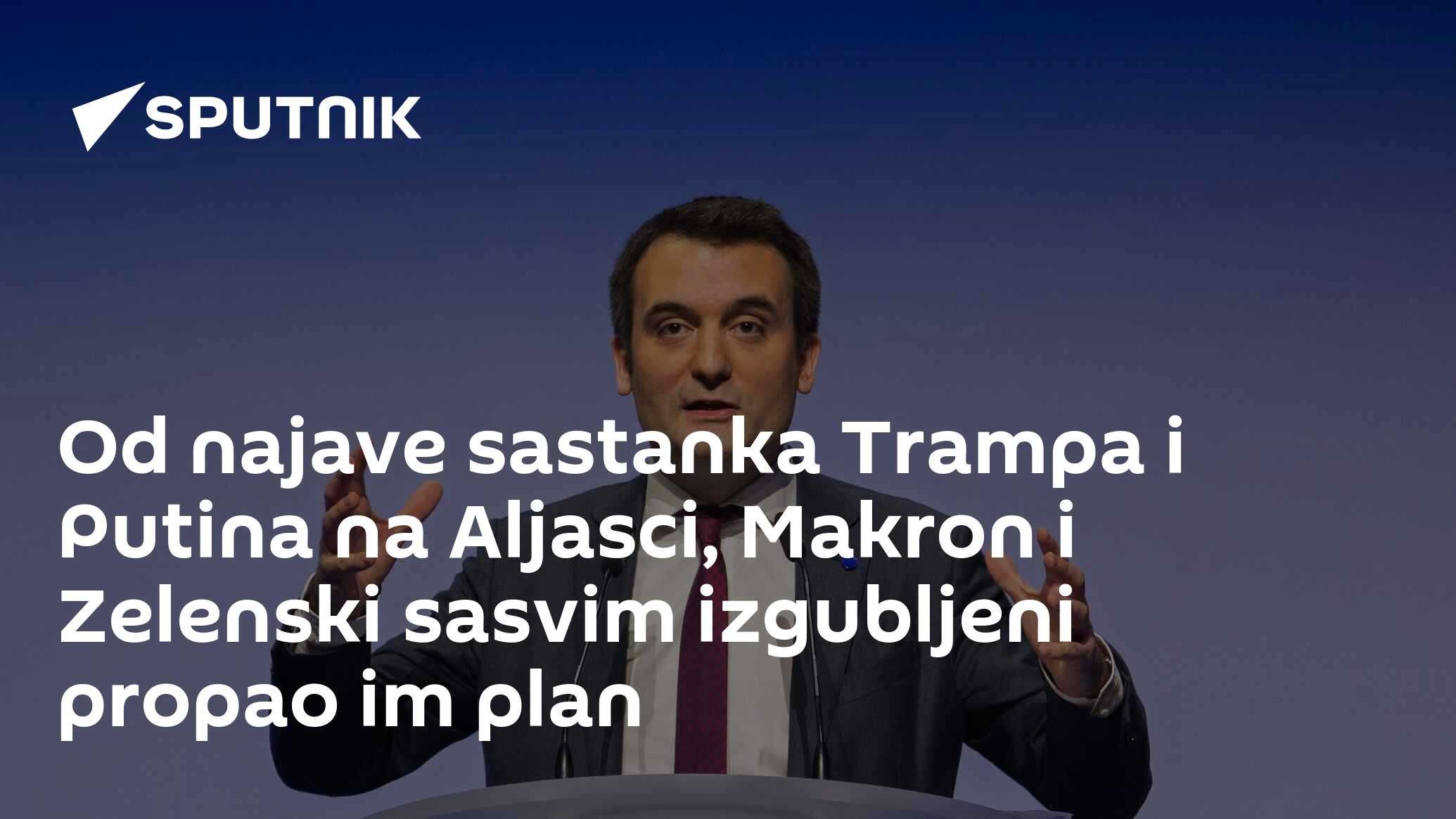 Od najave sastanka Trampa i Putina na Aljasci, Makron i Zelenski sasvim ...