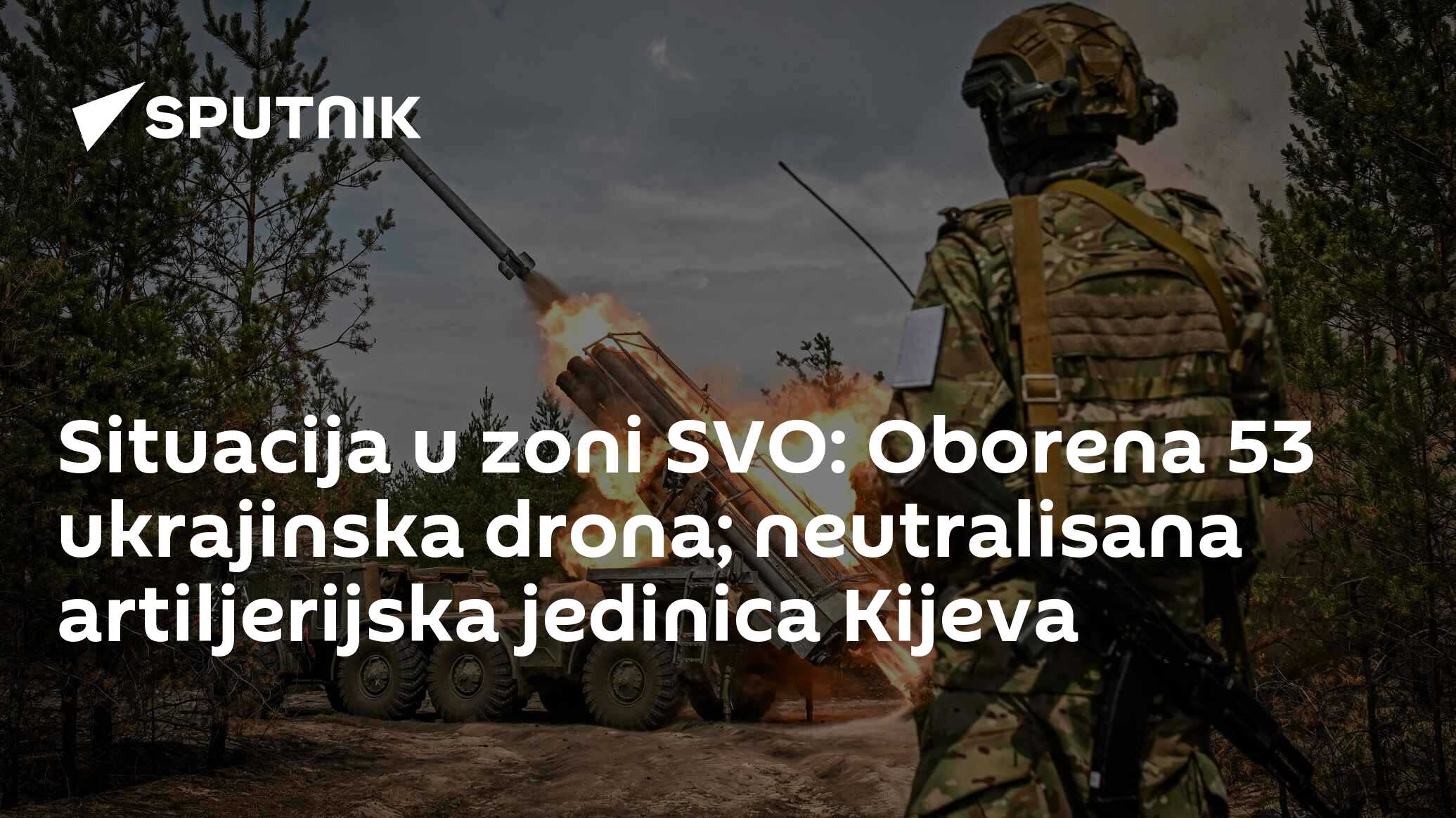 Situacija u zoni SVO: Oborena 53 ukrajinska drona; neutralisana ...
