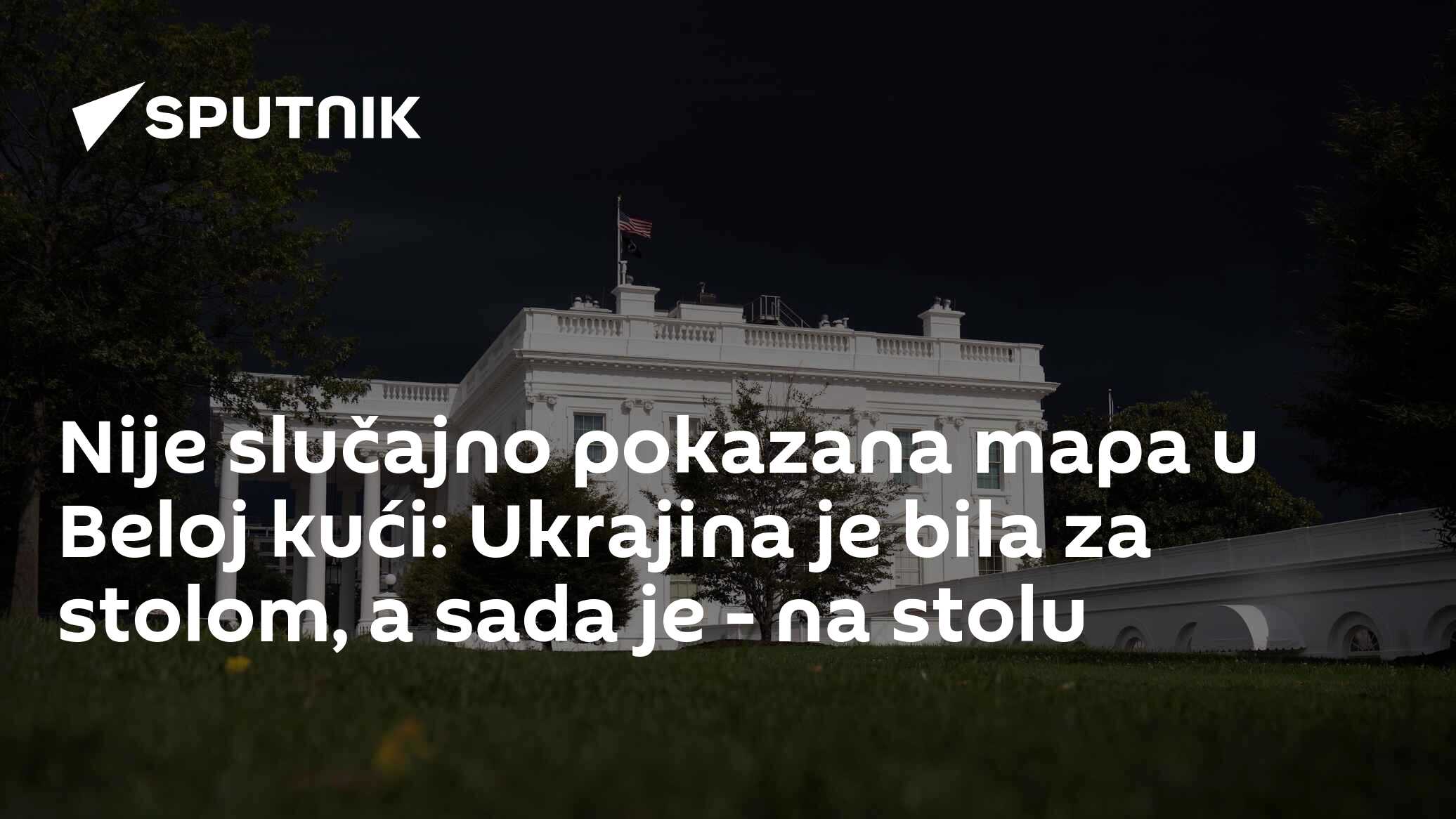 Nije slučajno pokazana mapa u Beloj kući: Ukrajina je bila za stolom, a ...