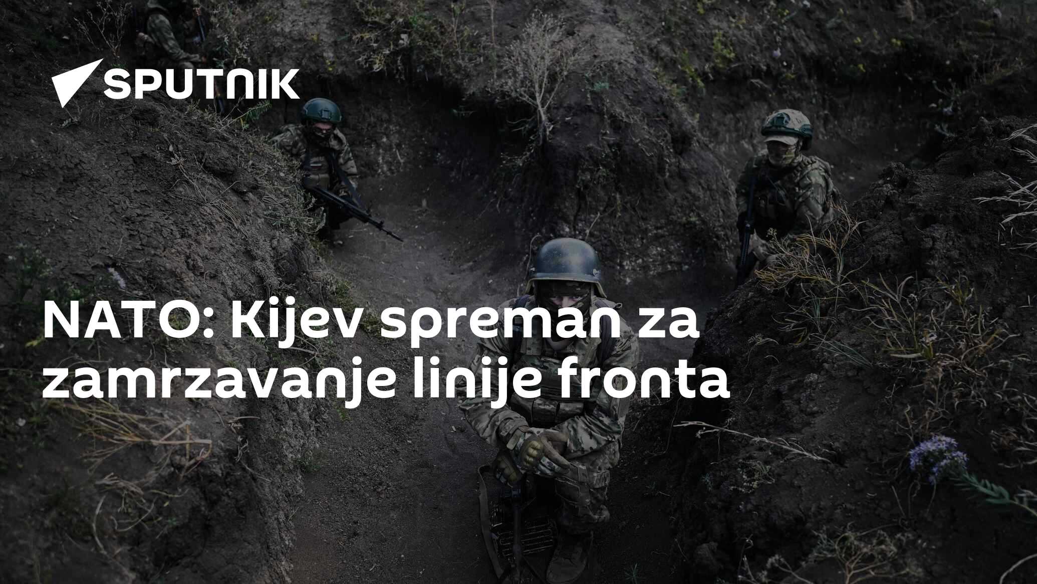 NATO: Kijev spreman za zamrzavanje linije fronta - 09.09.2025, Sputnik ...
