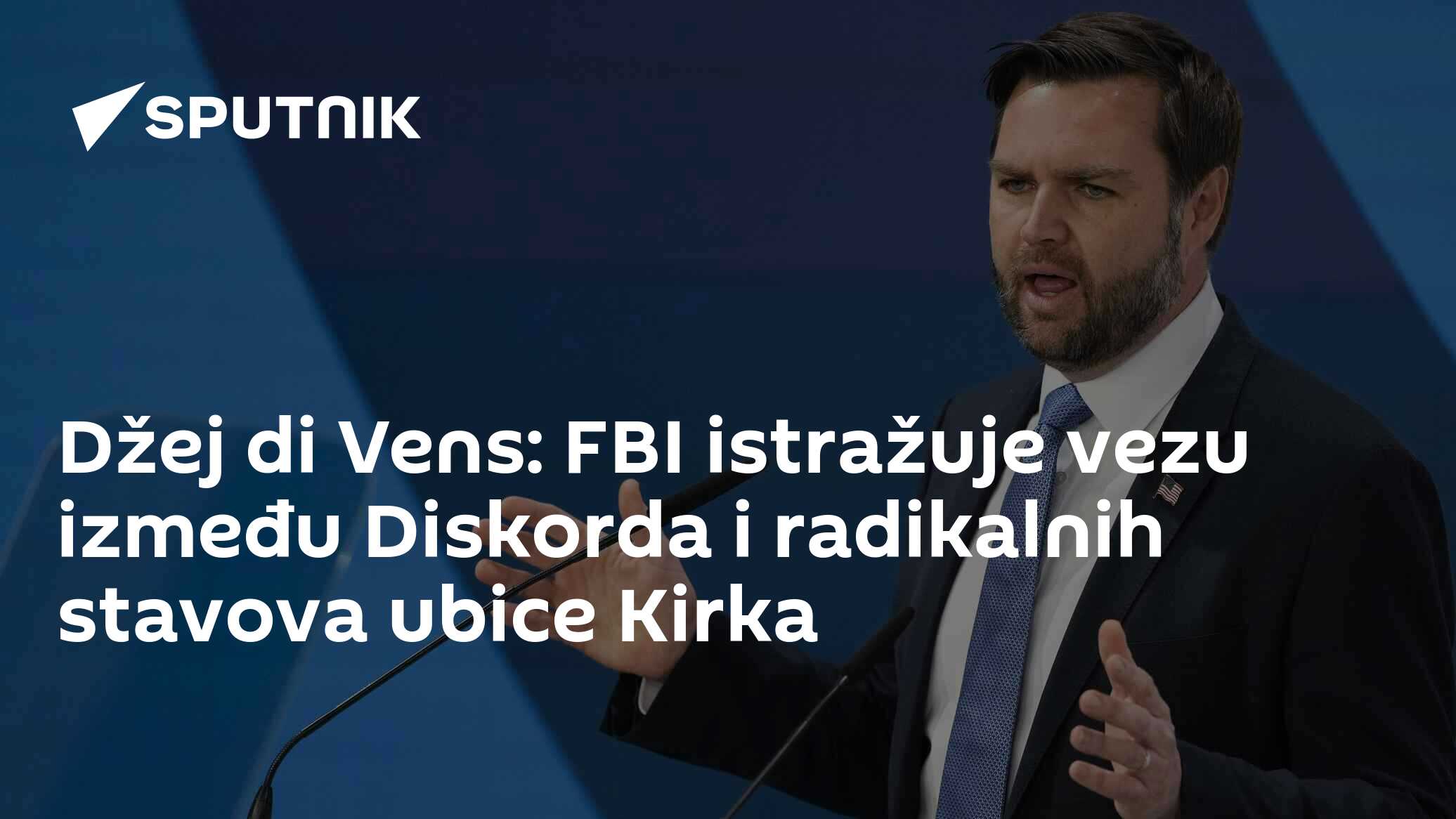 Džej di Vens: FBI istražuje vezu između Diskorda i radikalnih stavova ...