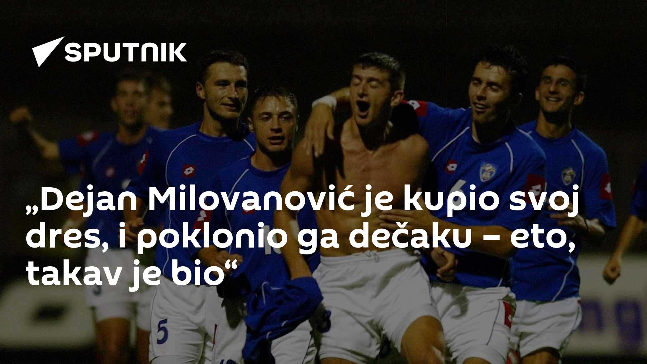„Dejan Milovanović je kupio svoj dres, i poklonio ga dečaku – eto ...