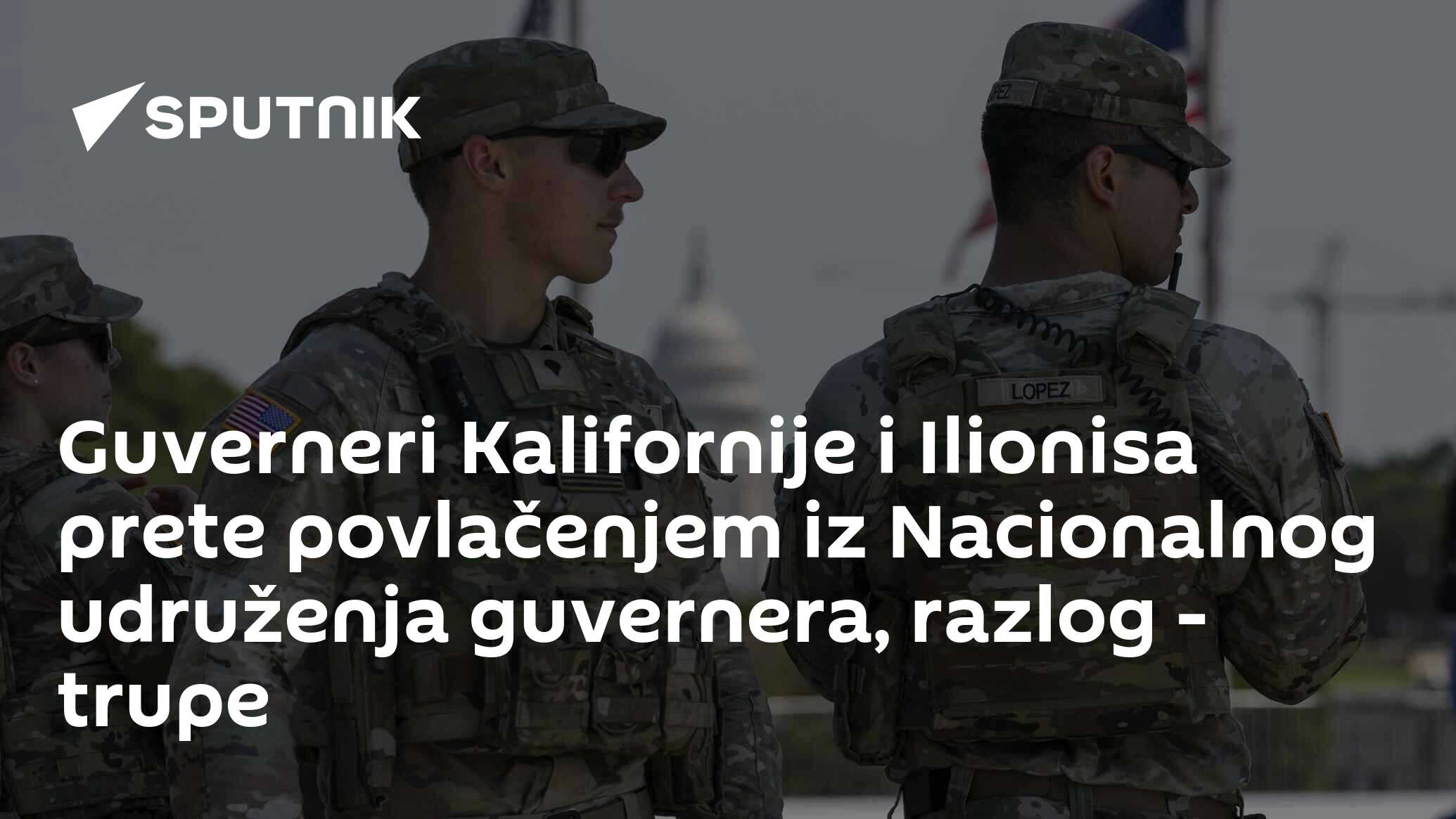 Guverneri Kalifornije i Ilionisa prete povlačenjem iz Nacionalnog ...