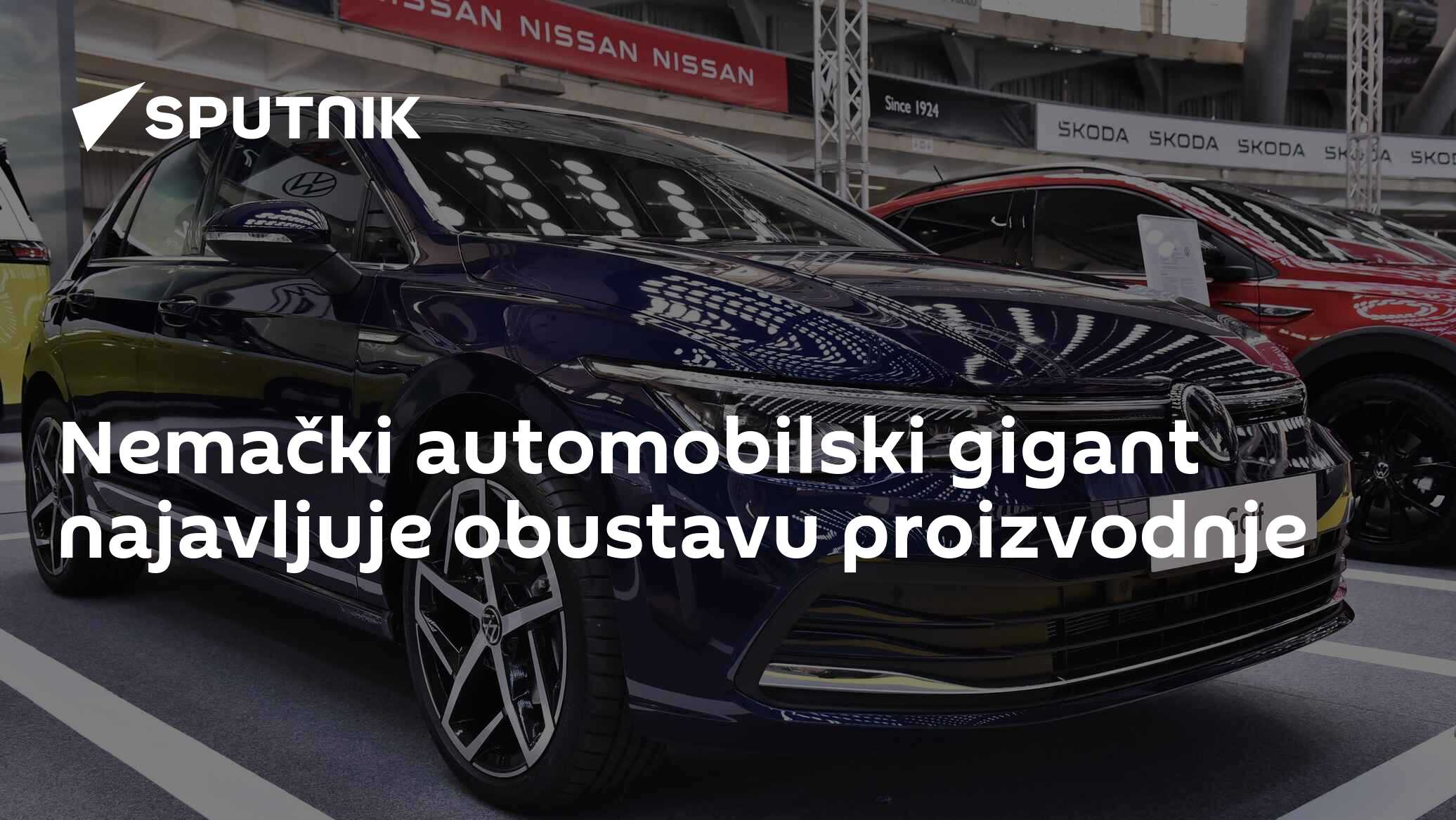 Nemački automobilski gigant najavljuje obustavu proizvodnje - 23.10. ...