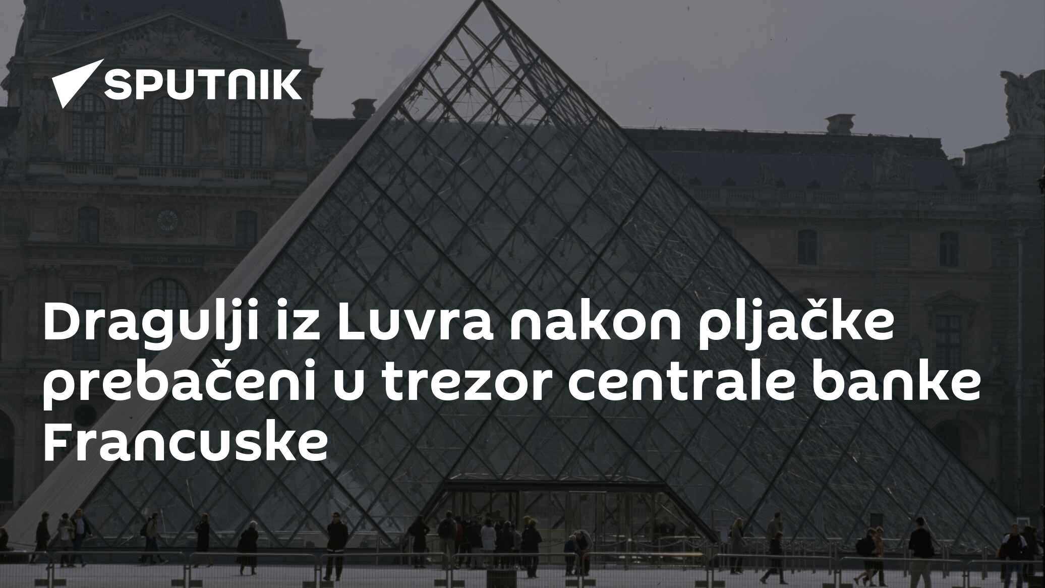 Dragulji iz Luvra nakon pljačke prebačeni u trezor centrale banke ...