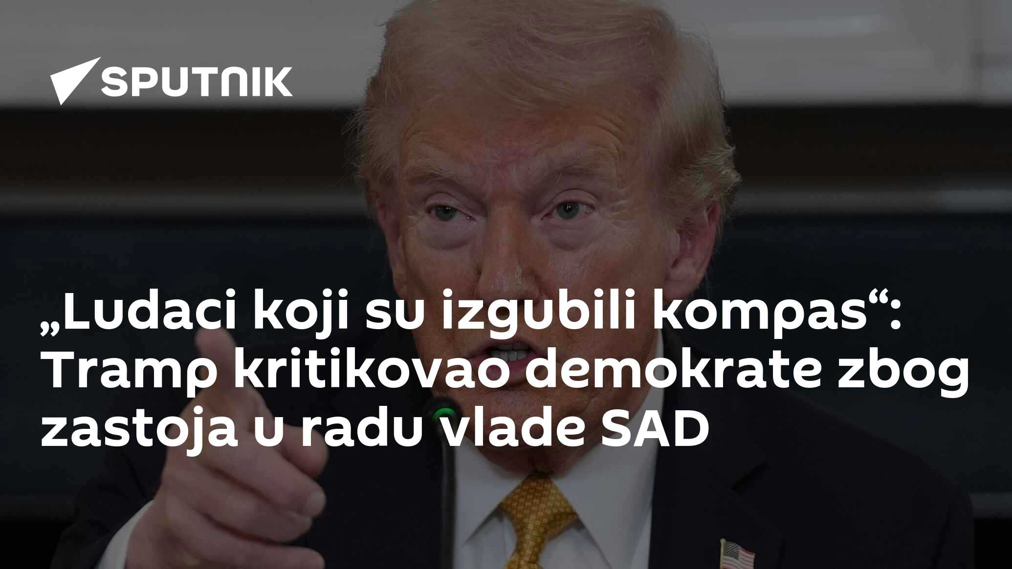 „Ludaci koji su izgubili kompas“: Tramp kritikovao demokrate zbog ...