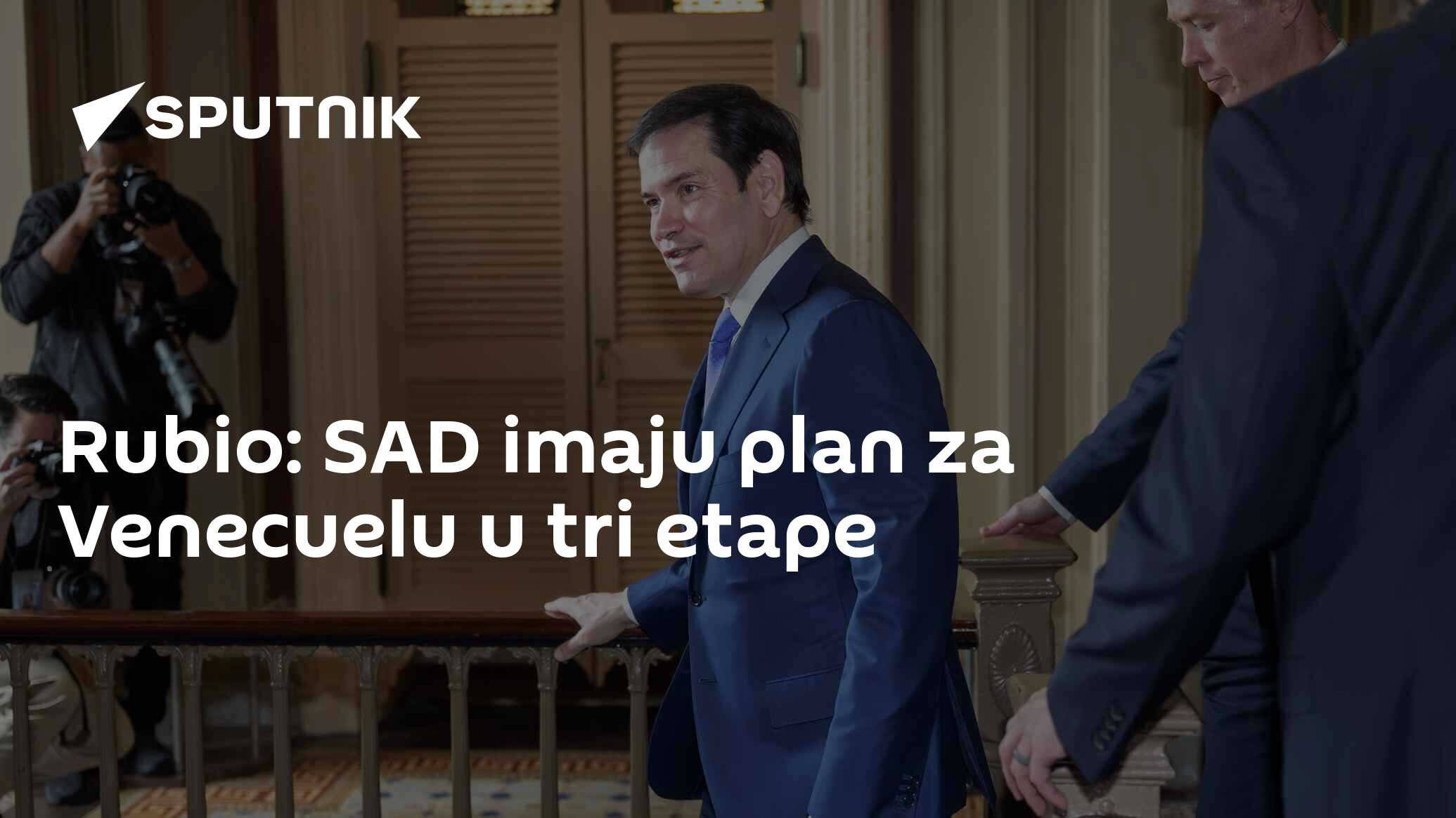 Rubio: SAD imaju plan za Venecuelu u tri etape - 07.01.2026, Sputnik Srbija